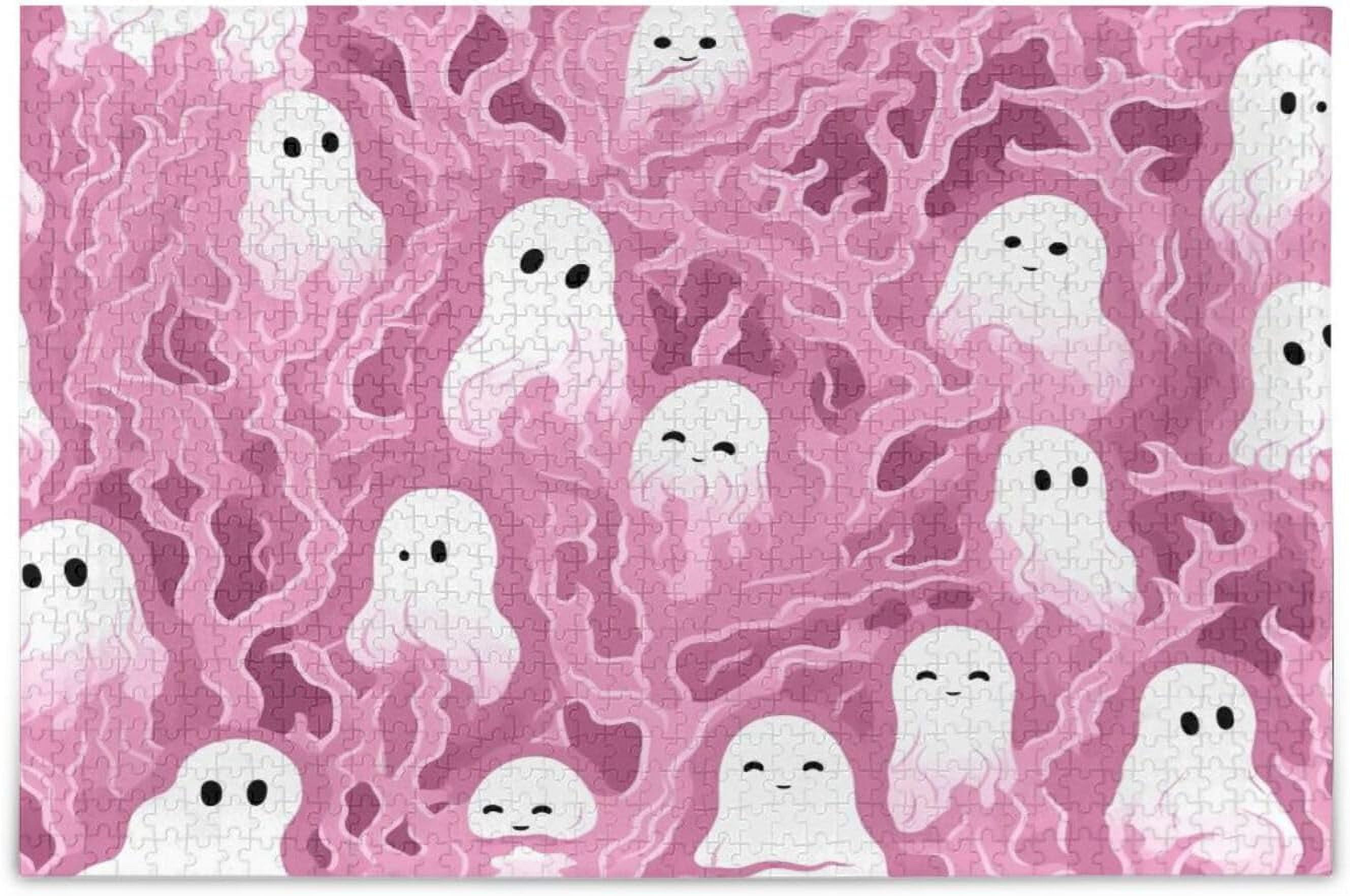 Dreamtimes White Ghost Puzzles for Adults 500 Piece,Intellectual Educational Decompressing ...