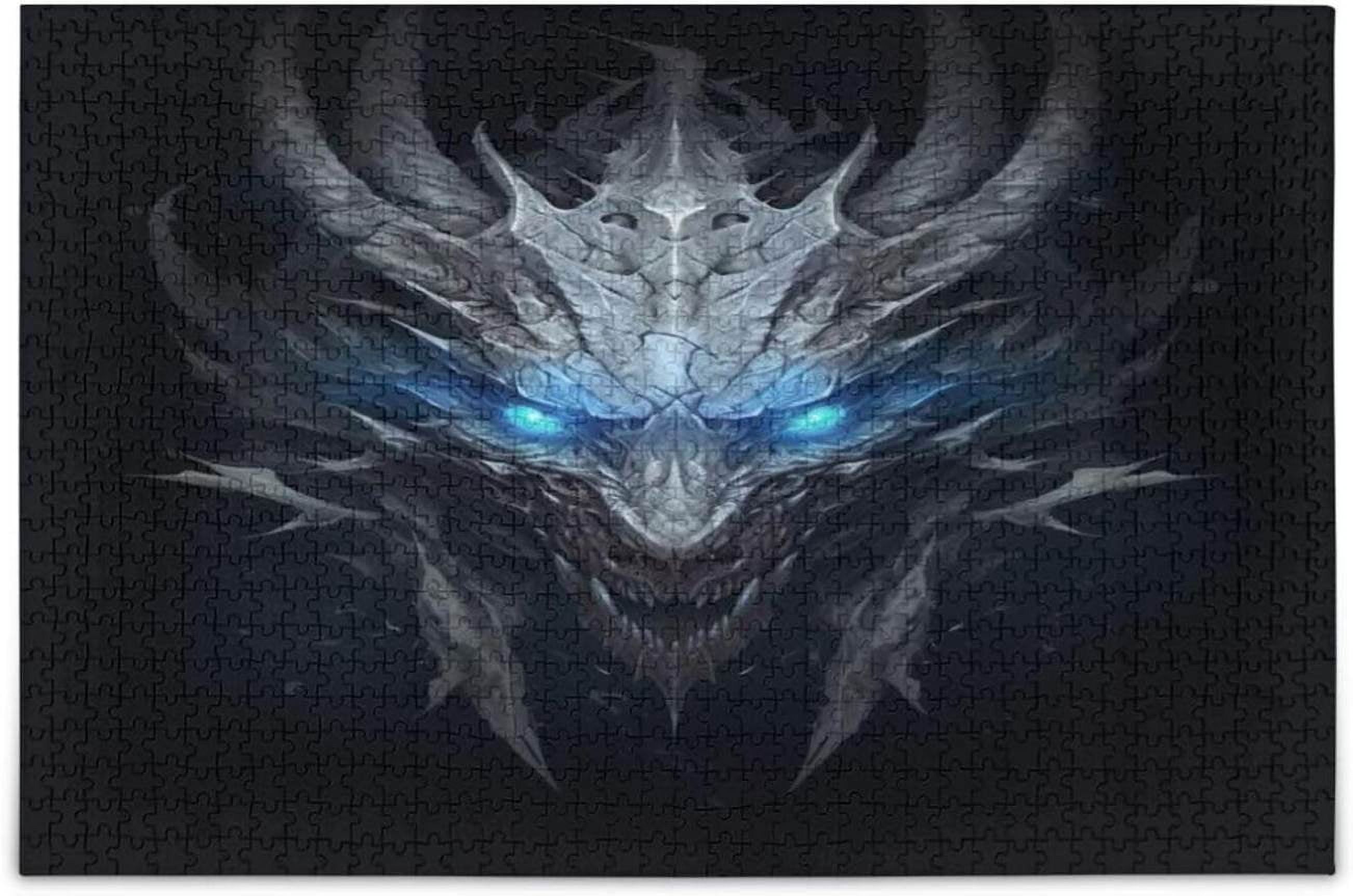 Dreamtimes White Shark Open Mouth Ocean Waves Water Sea Mountain Jigsaw ...