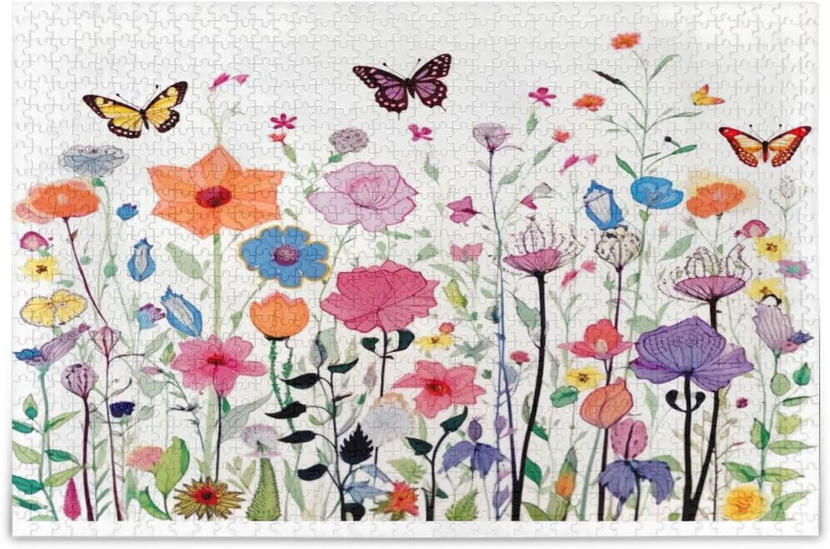 Dreamtimes Wildflowers Jigsaw Puzzles, Puzzles for Adults 500 Pieces ...