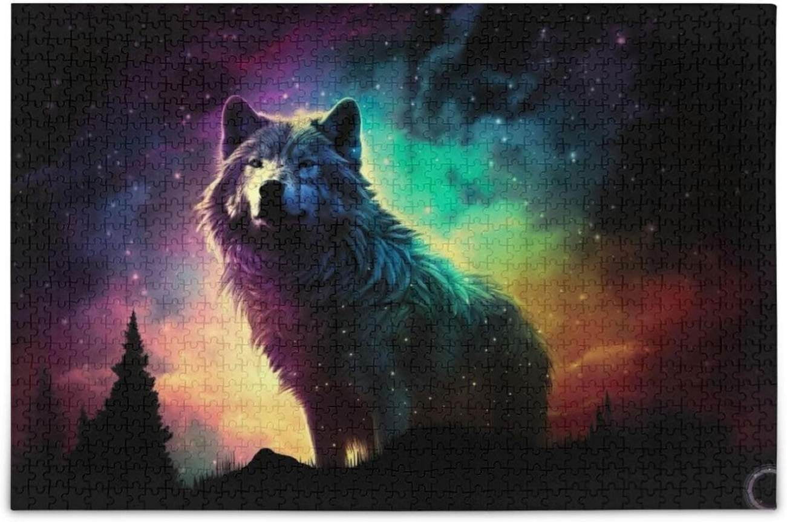 Dreamtimes Wolf Jigsaw Puzzles 500 Pieces, Intellectual Entertainment ...