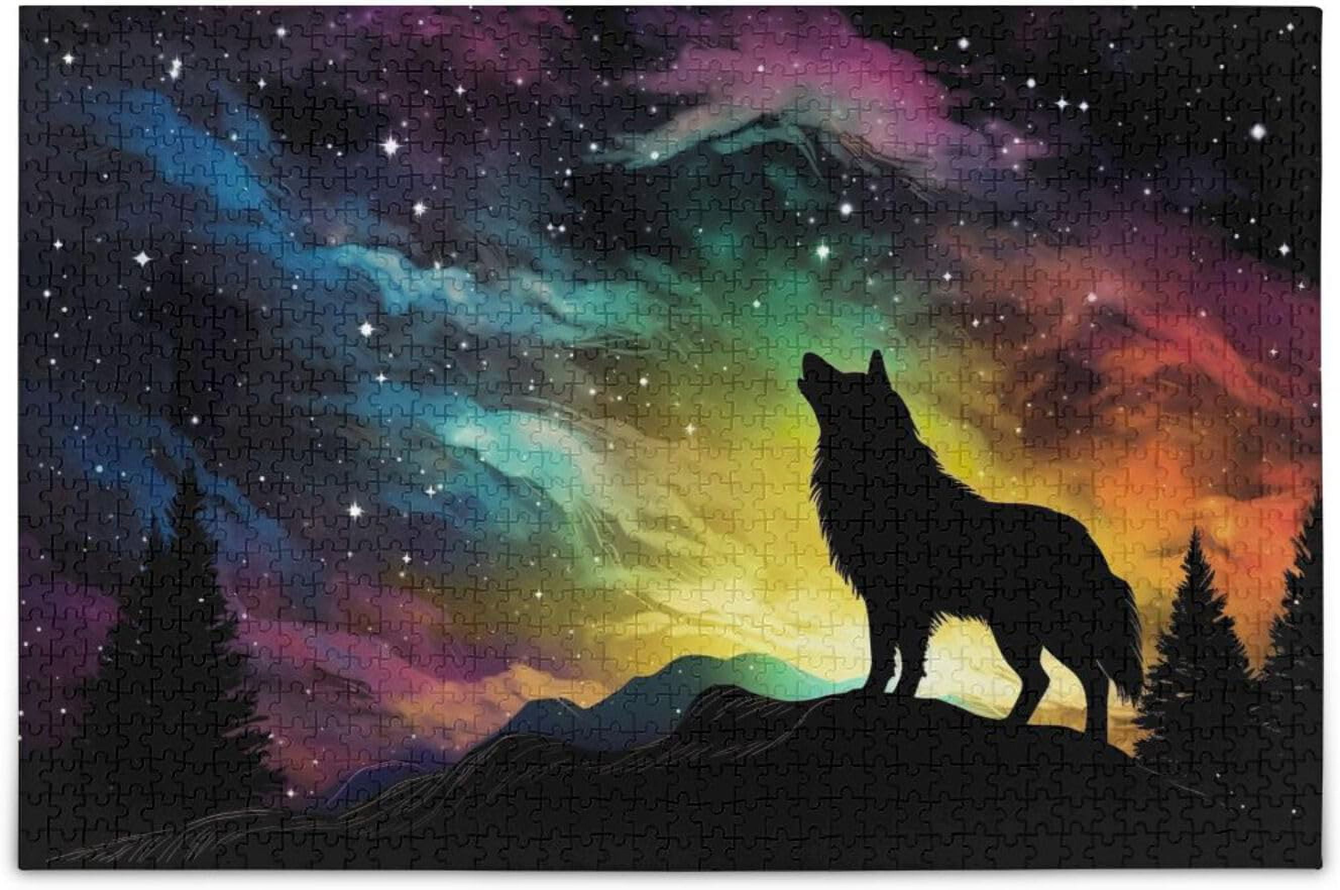 Dreamtimes Wolf Jigsaw Puzzles for Adults 500 Pieces,Decompression ...