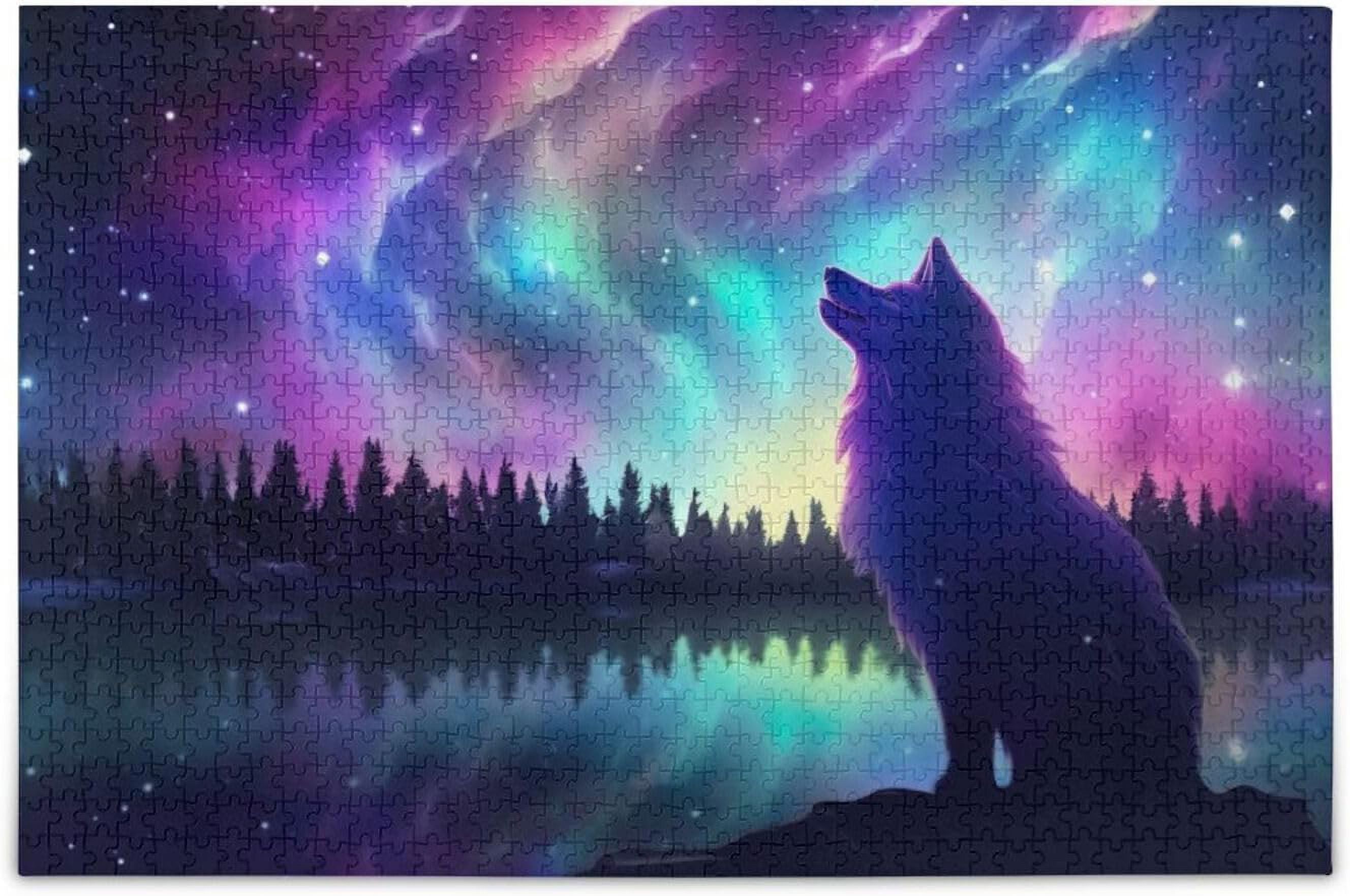 Dreamtimes Wolf Jigsaw Puzzles for Adults 500 Pieces,Decompression ...