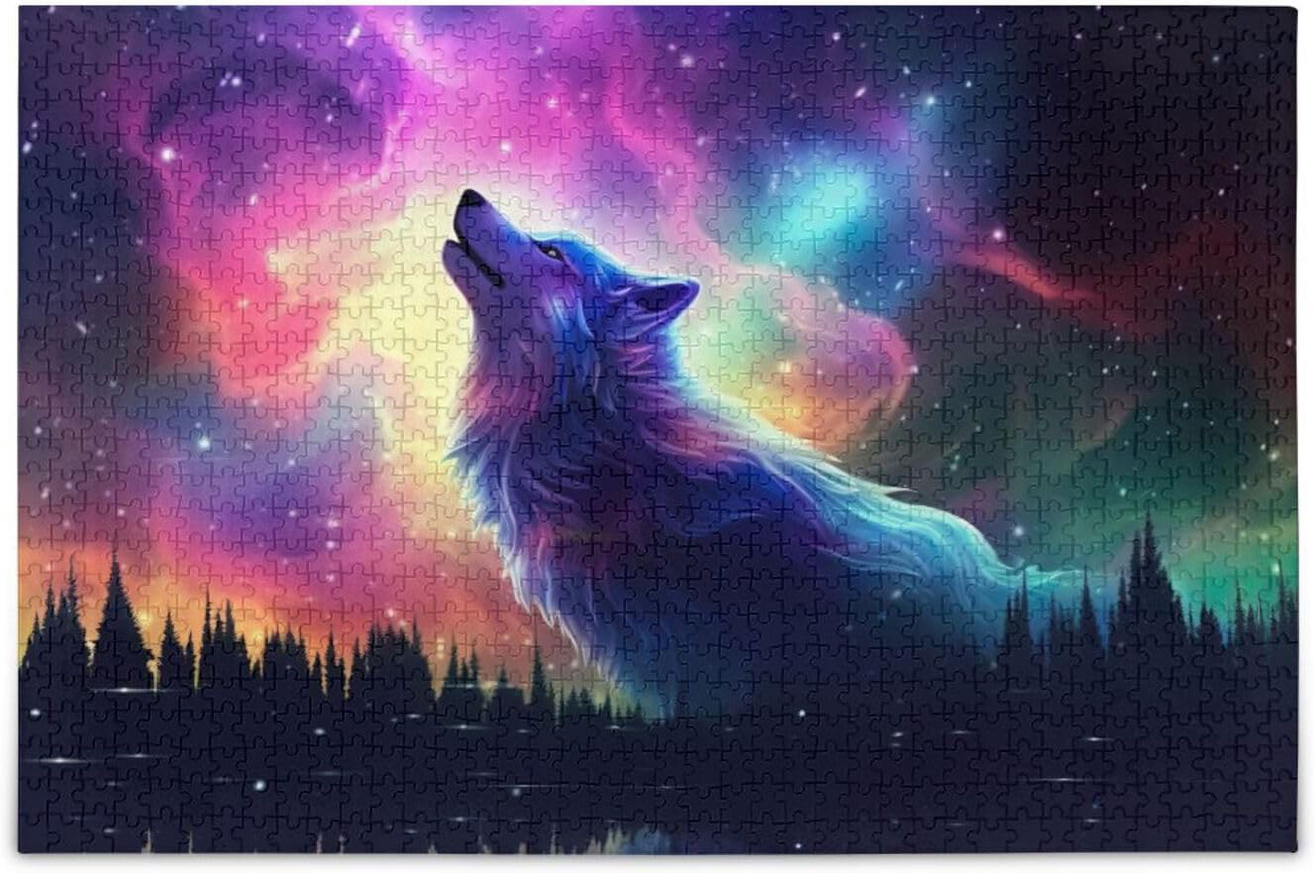 Dreamtimes Wolf Jigsaw Puzzles for Adults 500 Pieces,Decompression ...