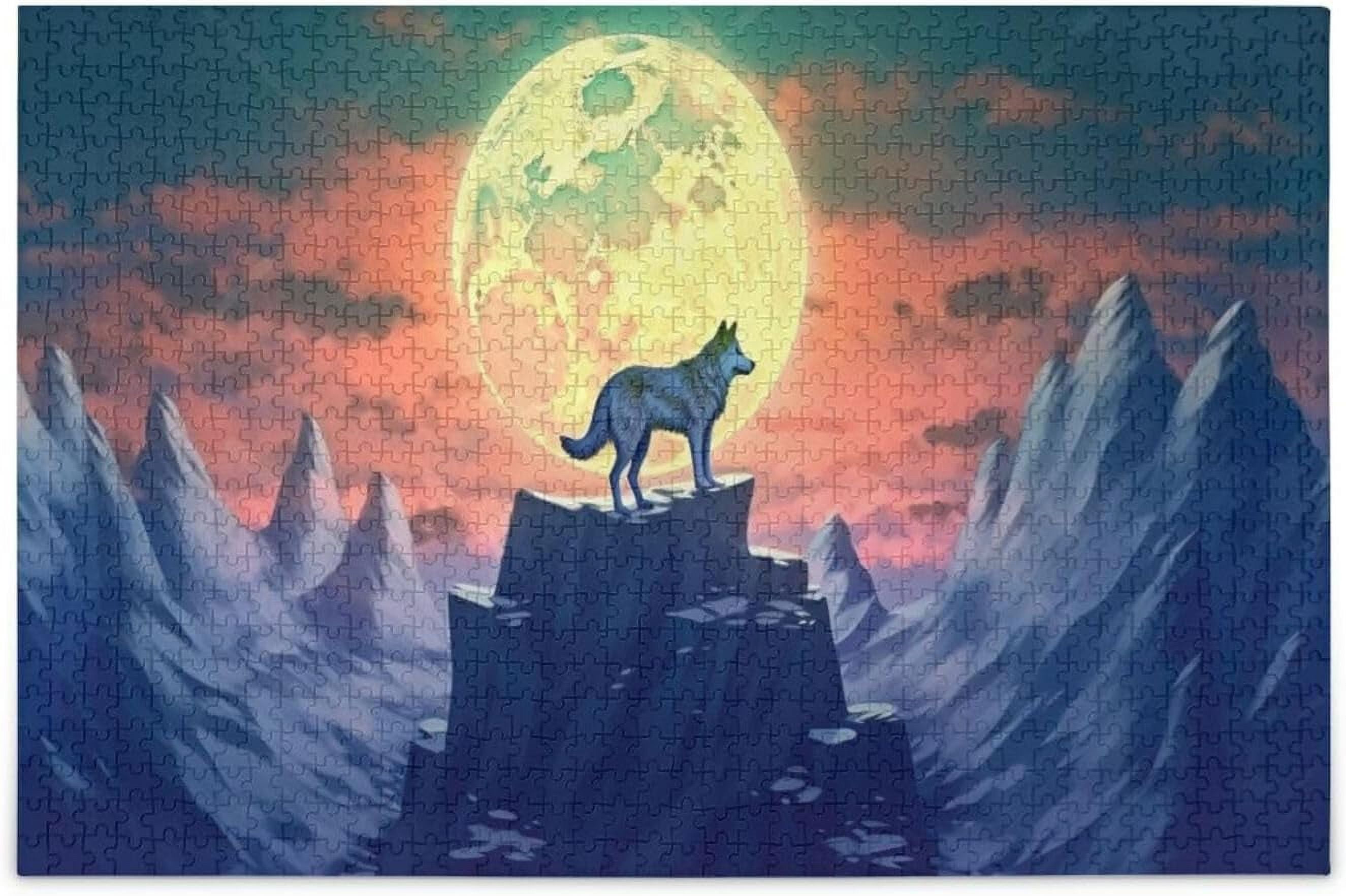 Dreamtimes Wolf Puzzles for Adults 500 Pieces, Adults and Kids ...