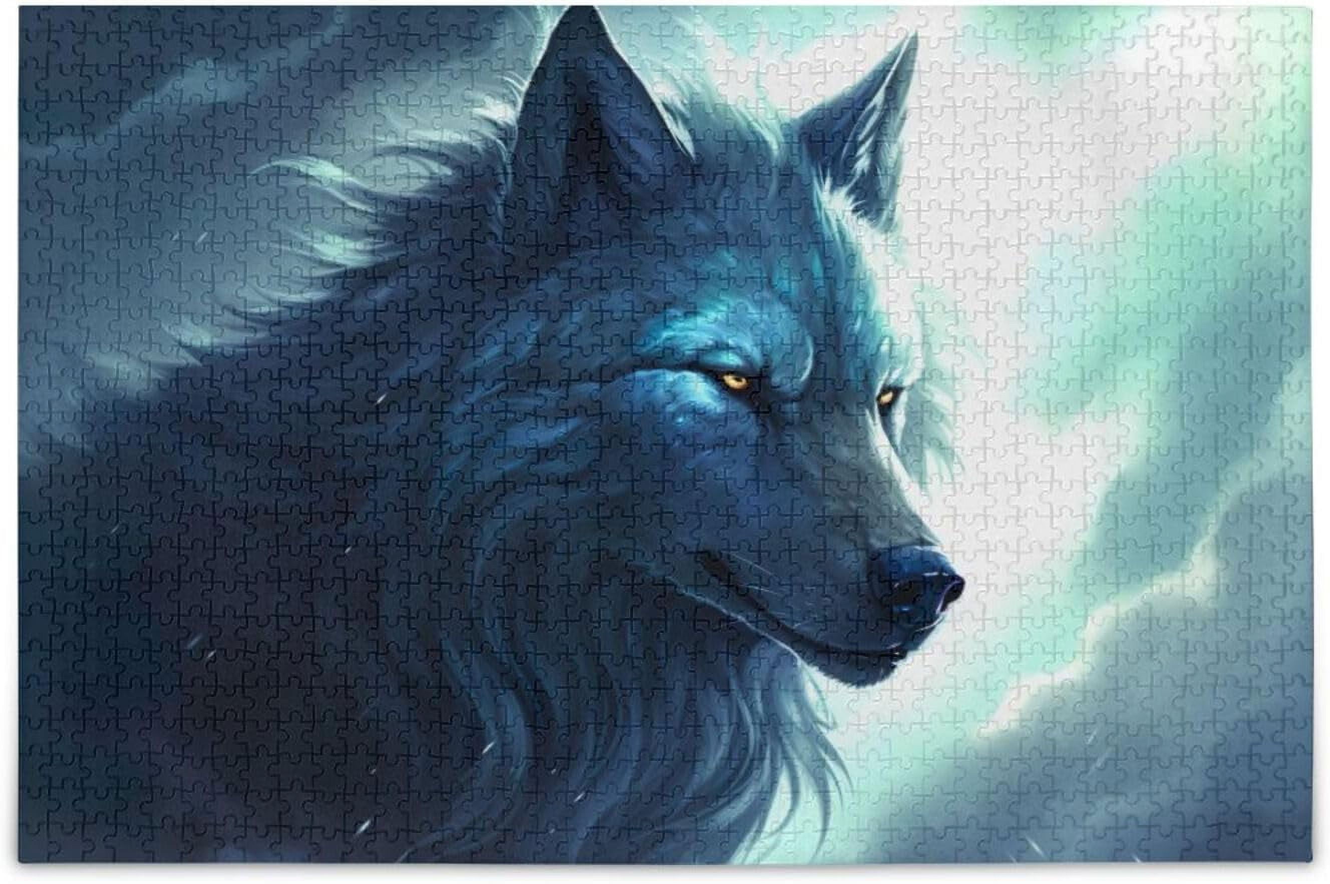 Dreamtimes Wolf Wooden Jigsaw Puzzles Intellectual Entertainment ...
