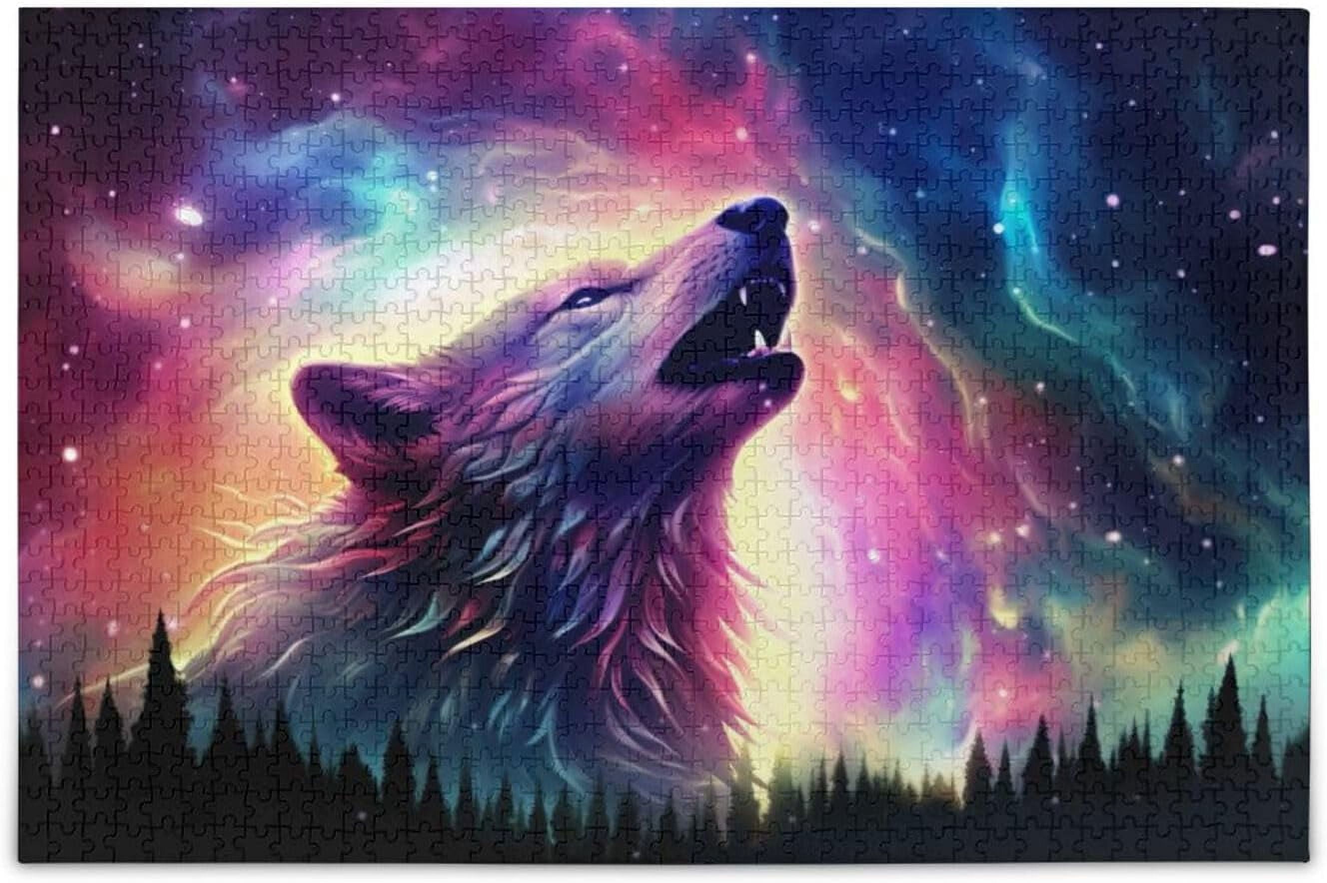 Dreamtimes Wolf Wooden Jigsaw Puzzles Intellectual Entertainment ...