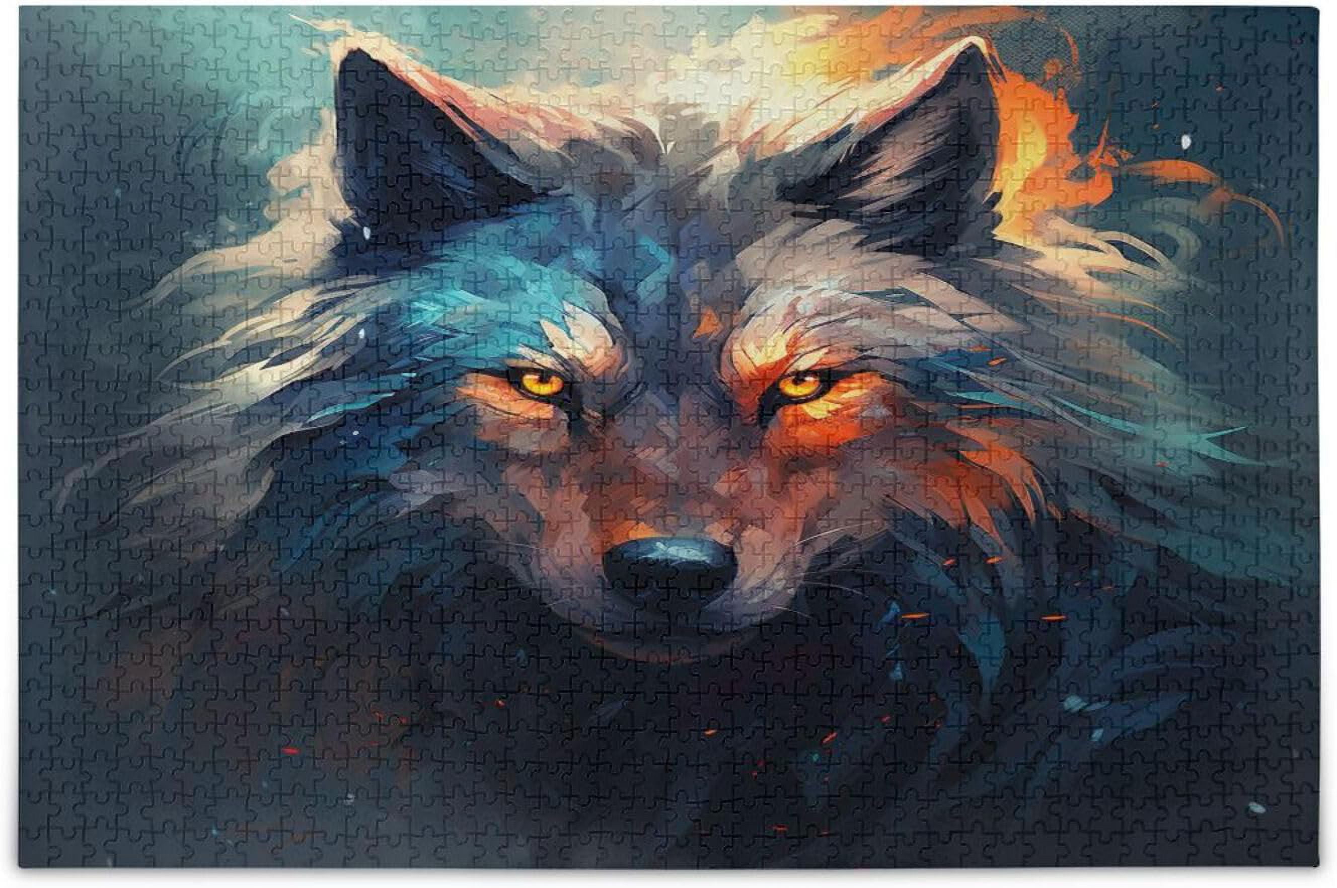 Dreamtimes Wolf Wooden Jigsaw Puzzles Intellectual Entertainment ...