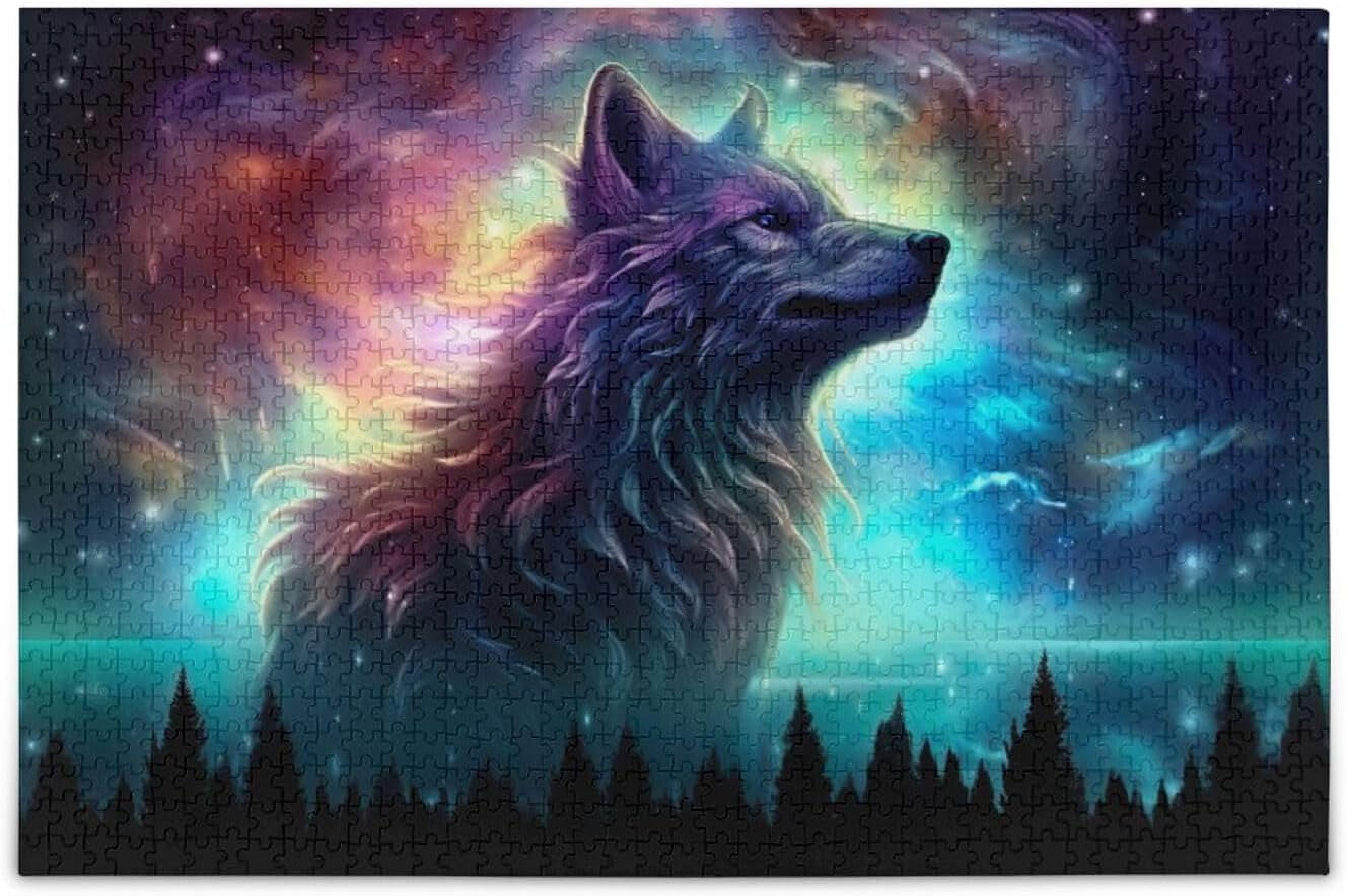 Dreamtimes Wolf Wooden Jigsaw Puzzles Intellectual Entertainment ...