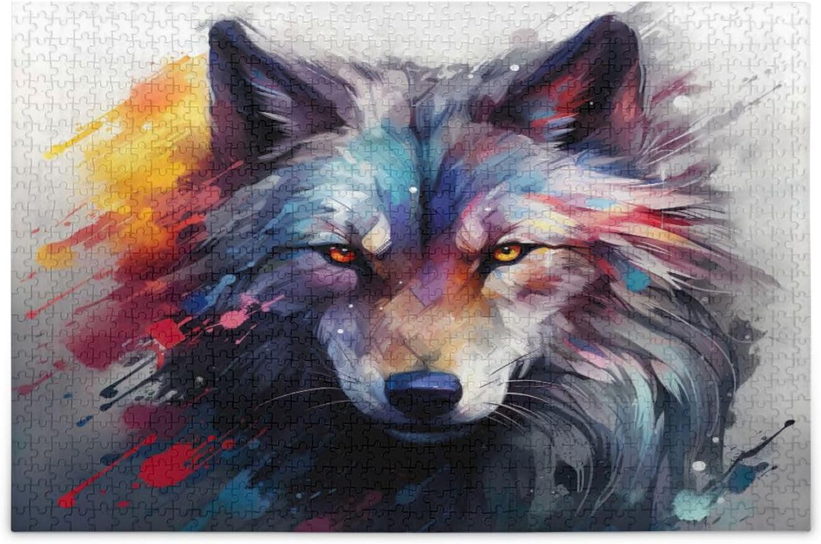 Dreamtimes Wolf Wooden Jigsaw Puzzles Intellectual Entertainment ...