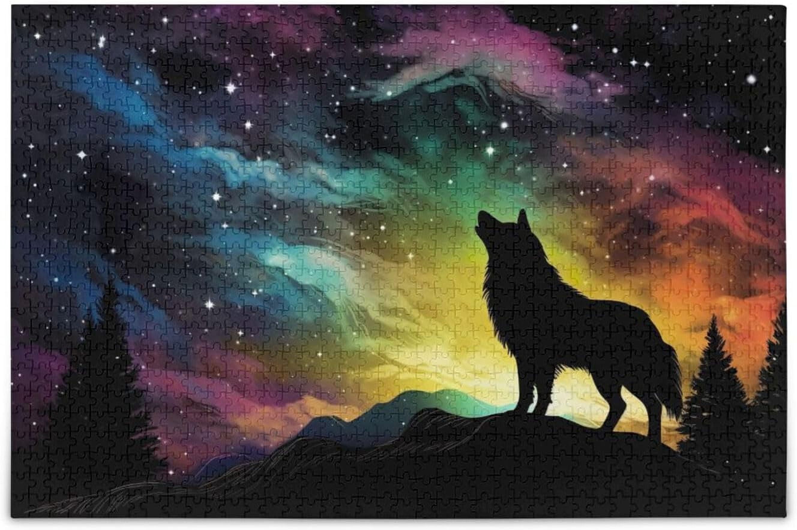 Dreamtimes Wolf Wooden Jigsaw Puzzles Intellectual Entertainment ...
