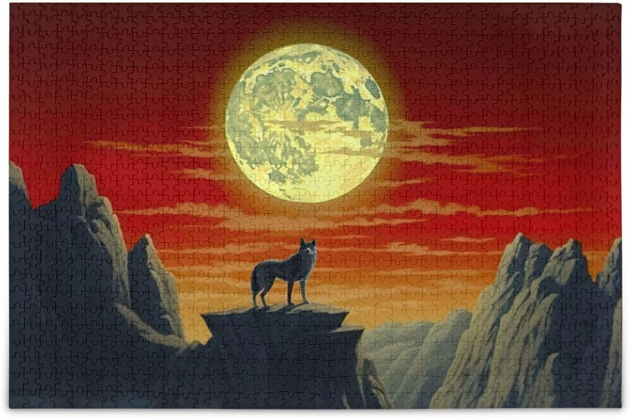 Dreamtimes Wolf Wooden Jigsaw Puzzles Intellectual Entertainment ...