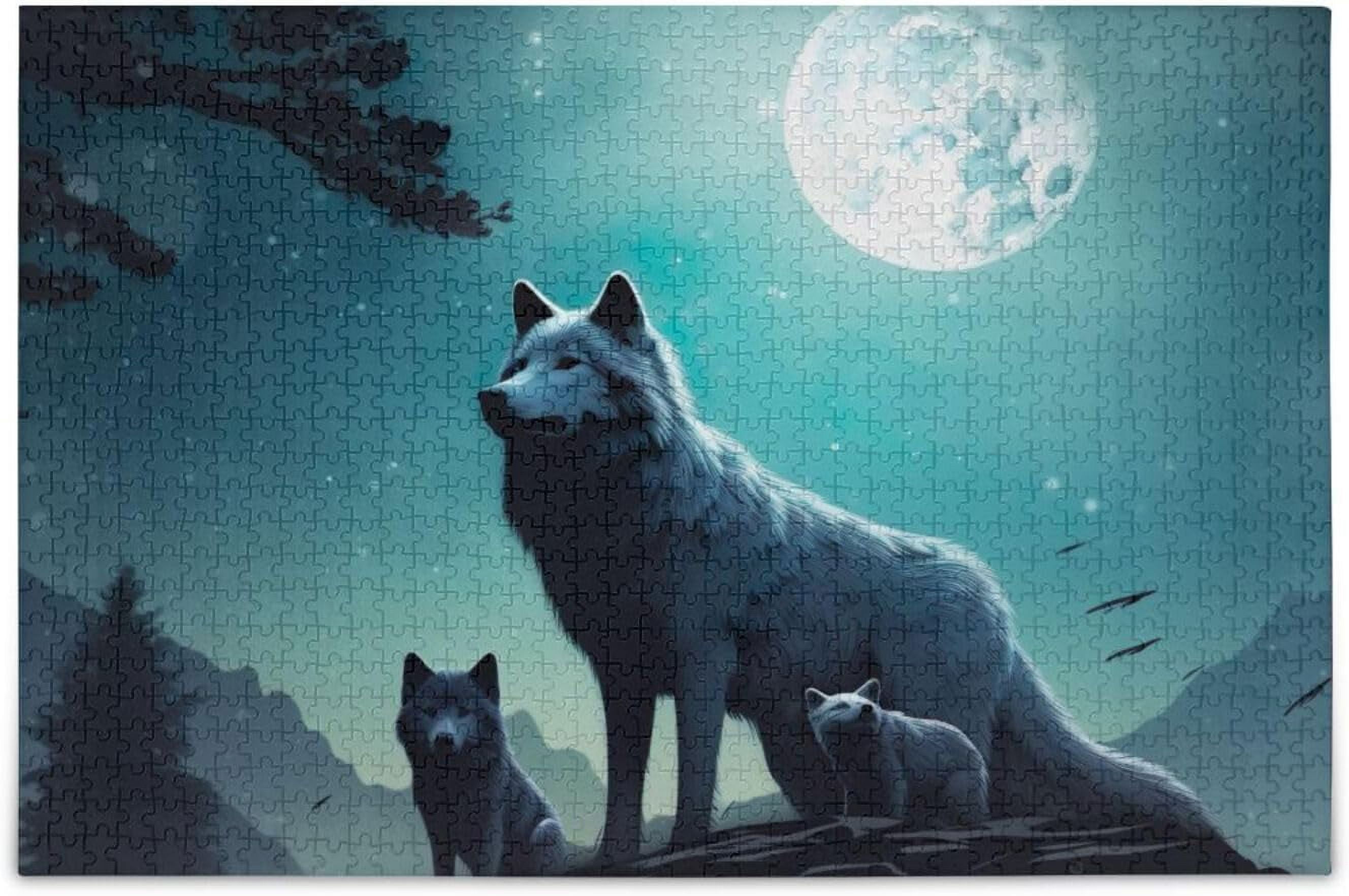 Dreamtimes Wolf Wooden Jigsaw Puzzles Intellectual Entertainment ...