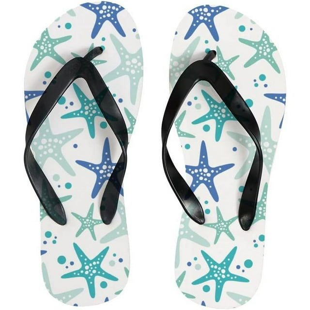 Dreamtimes Women Flip Flops Slippers Ocean Starfish Mediterranean Sea ...