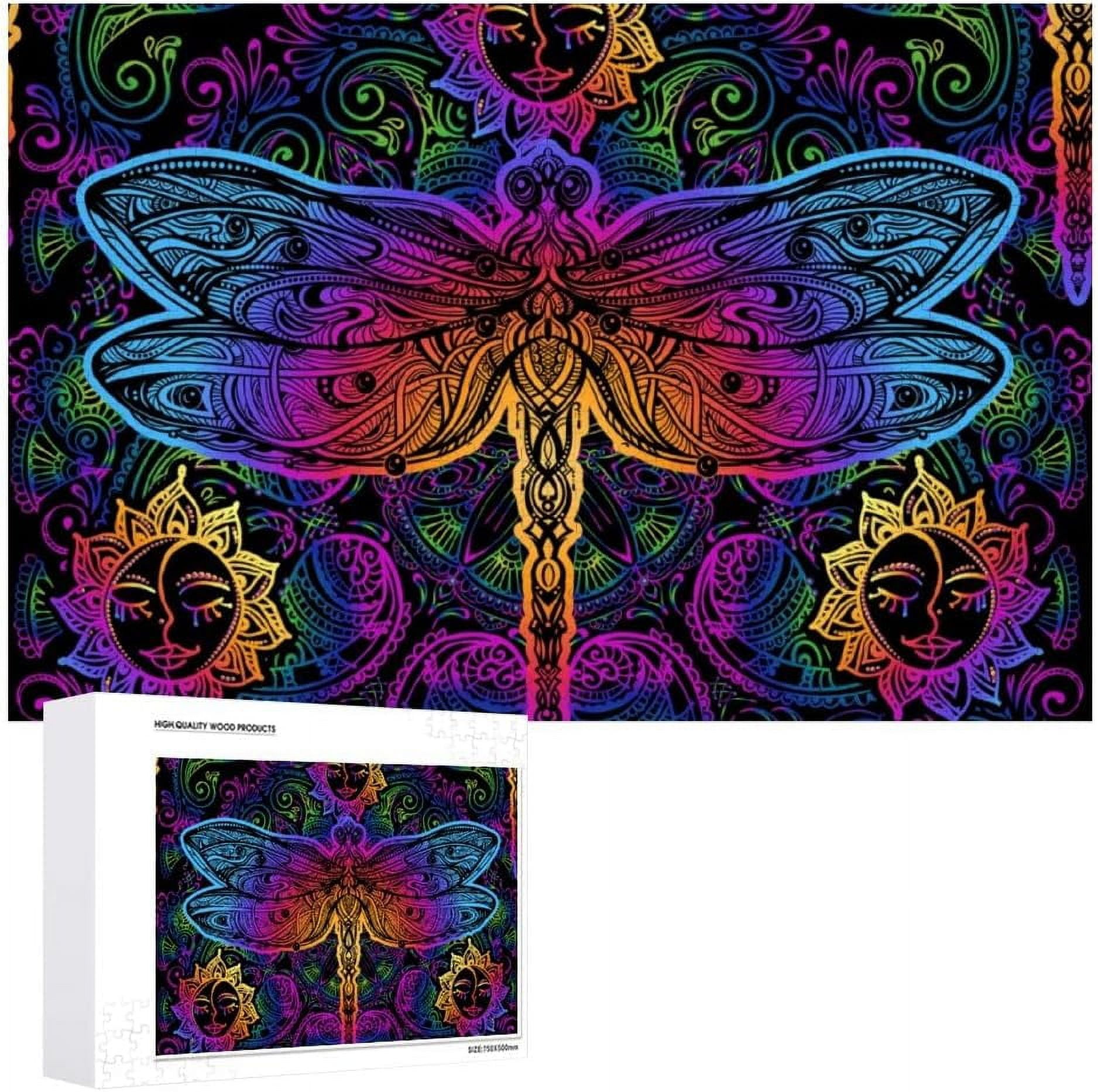 Dreamtimes Wooden Jigsaw Puzzles 1000 Pieces Decorative Paisley and ...