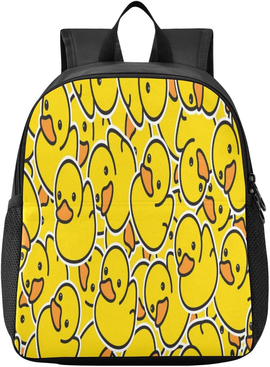 Dreamtimes Yellow Ducks Kids Backpacks for Preschool,Cartoon Rubber ...