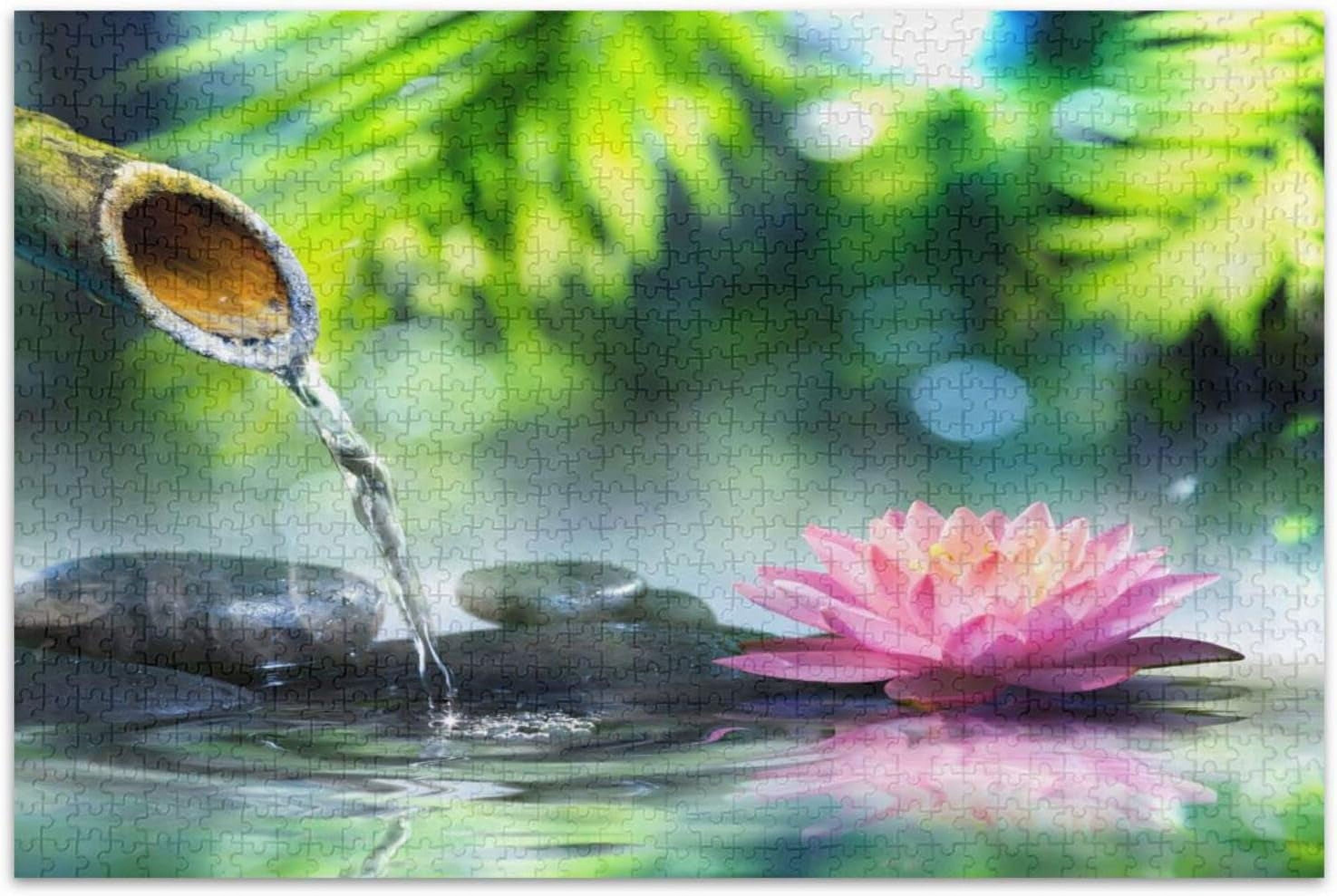 Zen Garden Water Lilies 500Pcs of Irregular Puzzles, Printed with ...