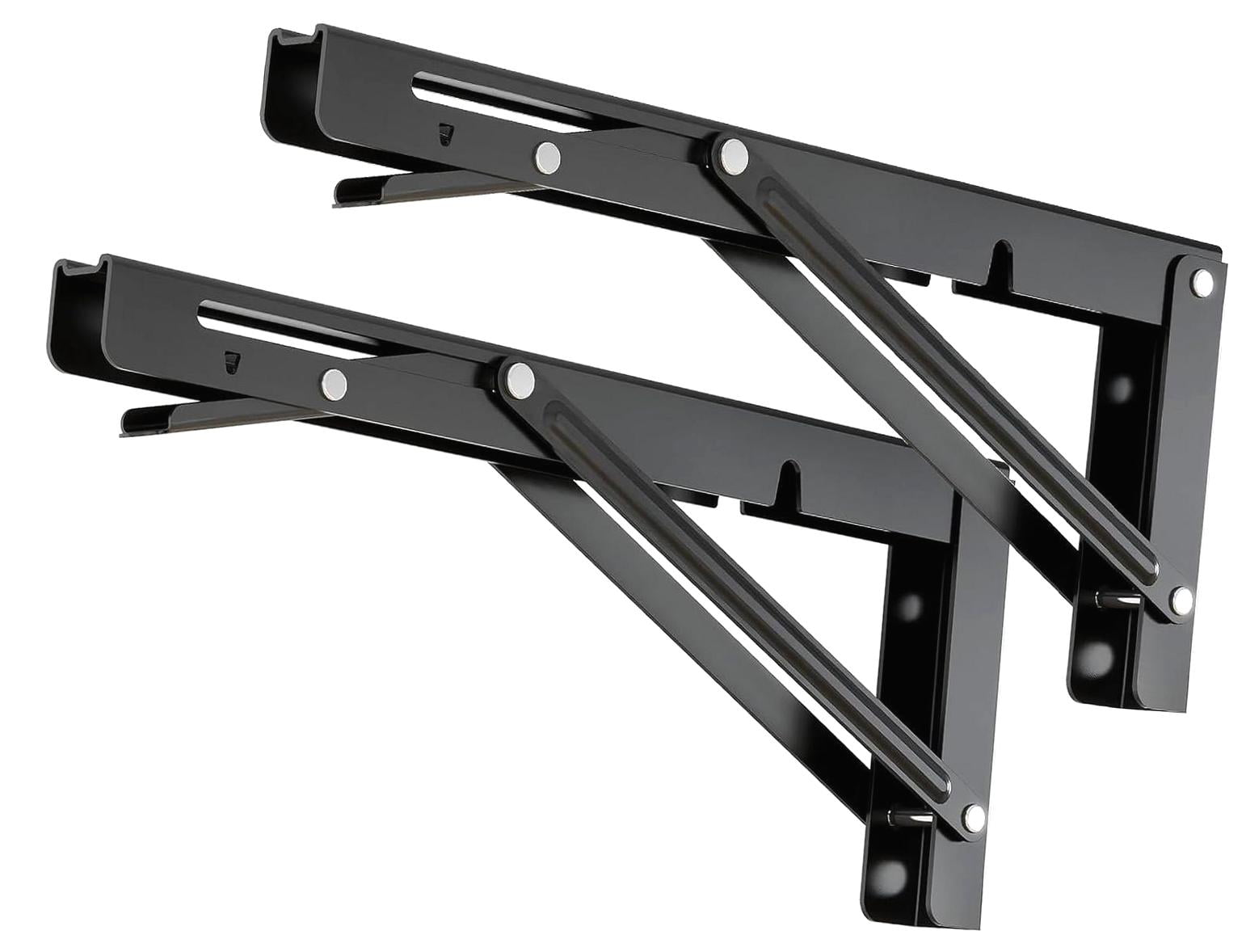 Dreamtimes folding L brackets, 10-inch collapsible size, wall-mounted ...