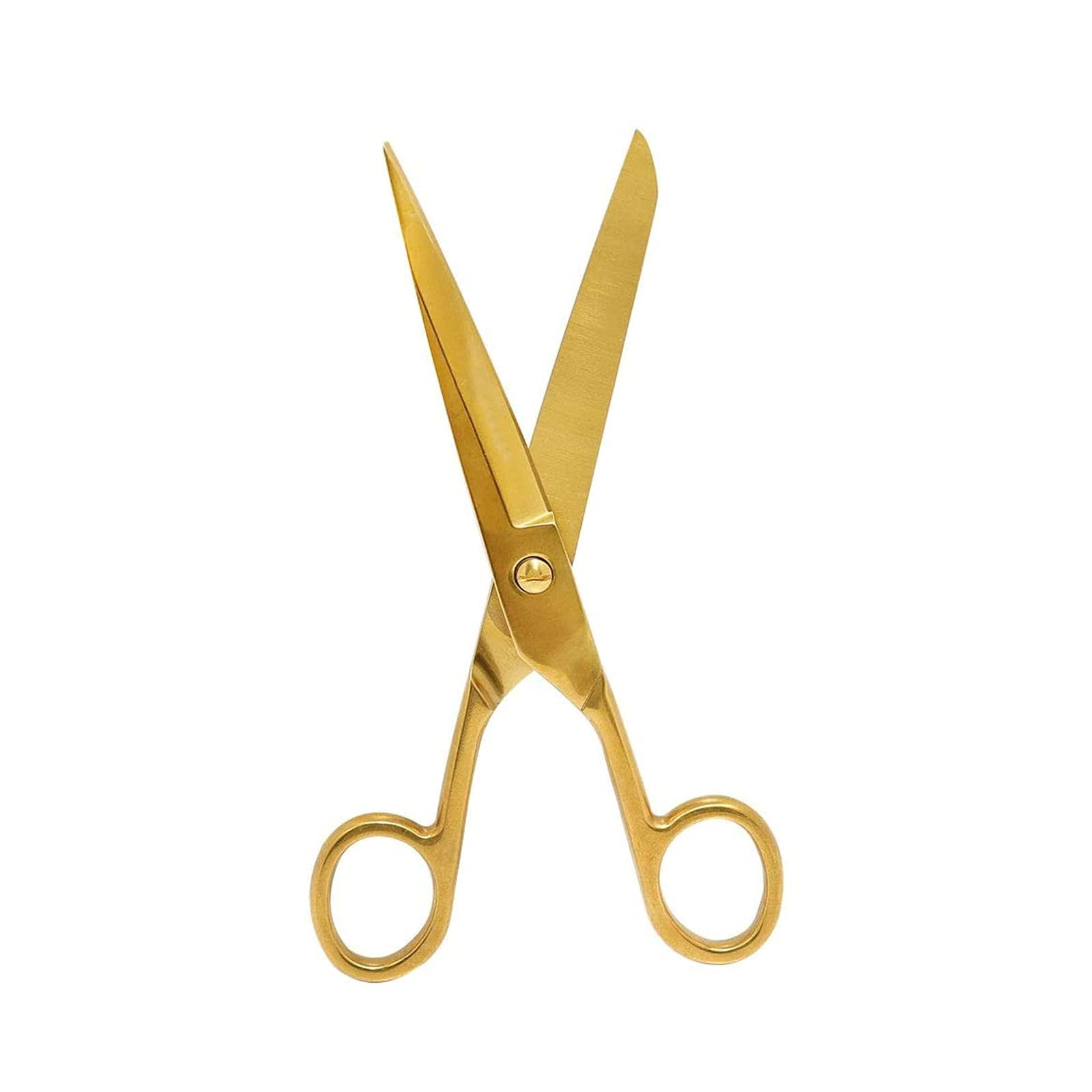 Dreamty Gold Scissors 7" Recycled Stainless Steel Copper Straight Multi ...