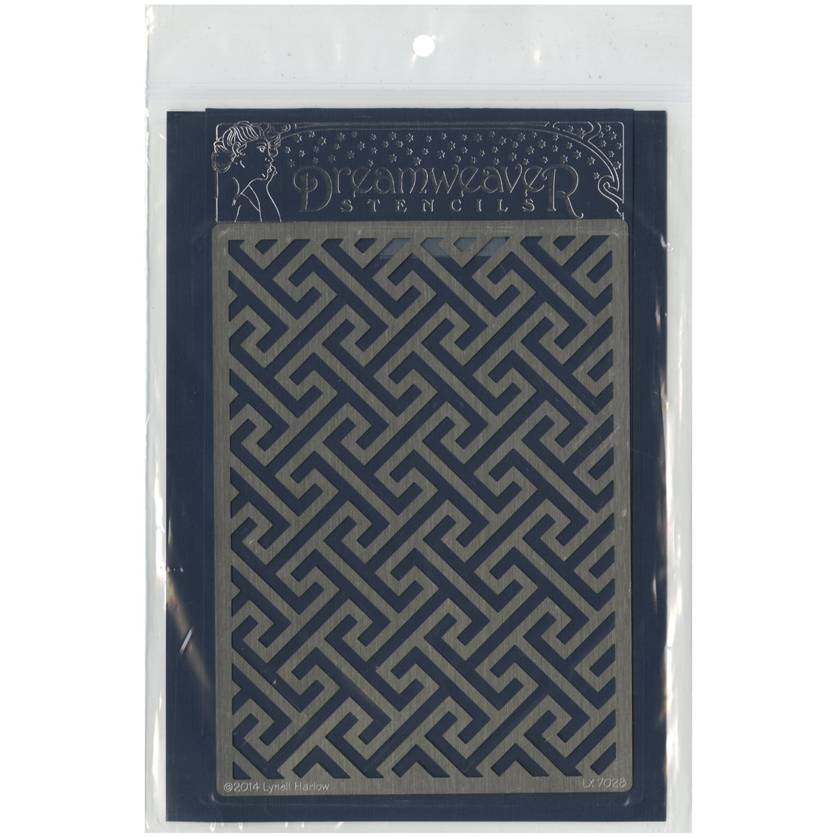 Dreamweaver Metal Stencil 6"X8.75"-Design I Beam, Pk 1, Dreamweaver ...