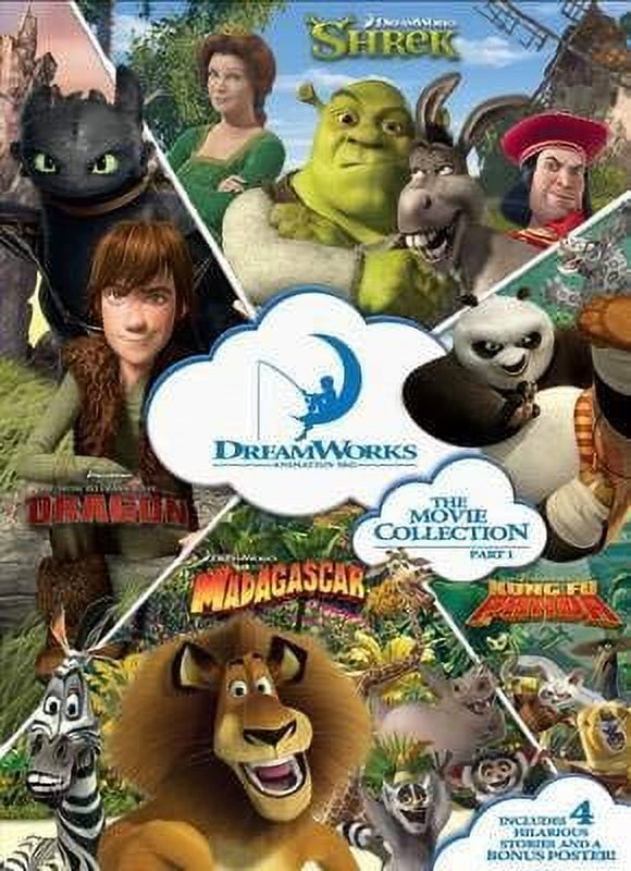 Dreamworks 4 Book Slipcase + Poster [Paperback] - Walmart.com