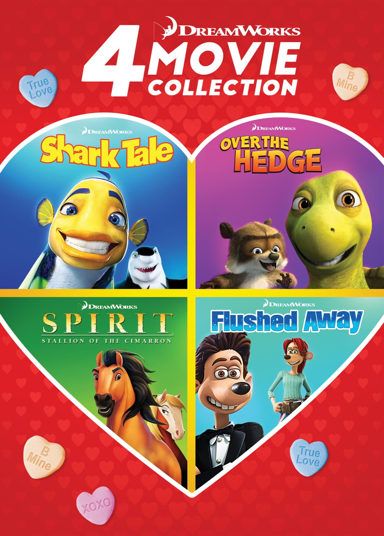 Dreamworks 4-Movie Collection (Flushed Away / Over The Hedge / Spirit ...
