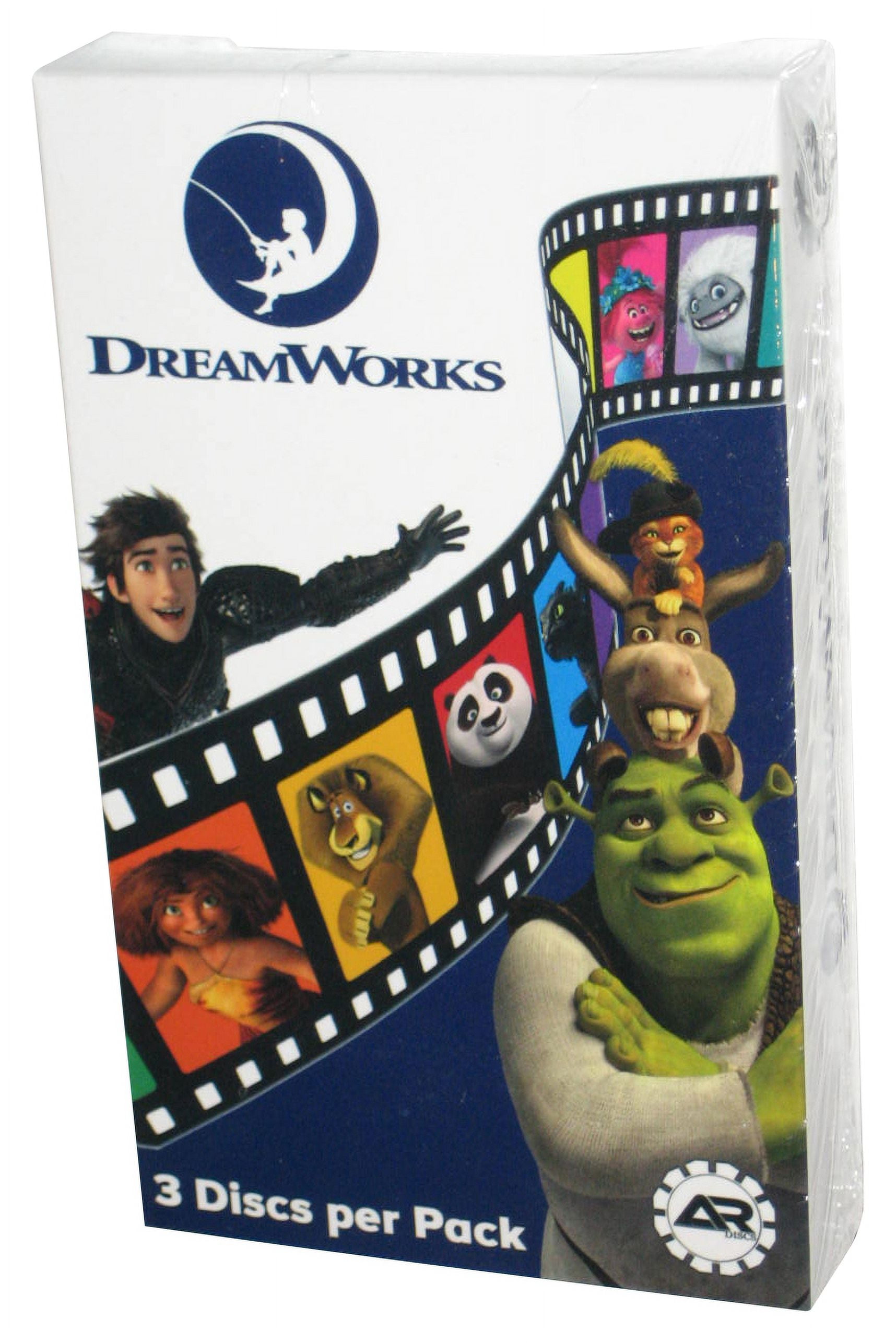 Dreamworks Characters Augmented Reality (2020) Ardiscs 3-Disc Box Pack ...