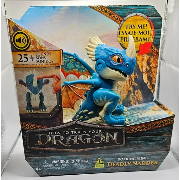 Dreamworks Dragons How to Train Your Dragon Roaring Minis Deadly Nadder Toy - Walmart.com