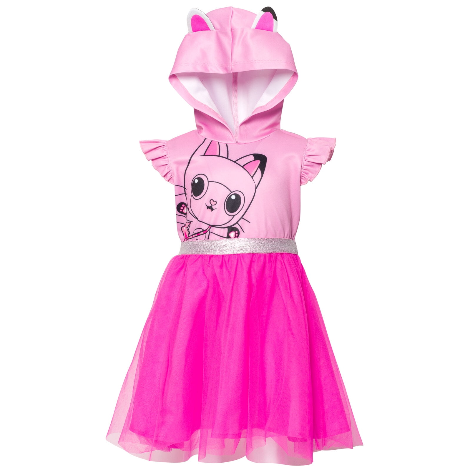 Dreamworks Gabby's Dollhouse Pandy Paws Big Girls Mesh Cosplay Tulle ...
