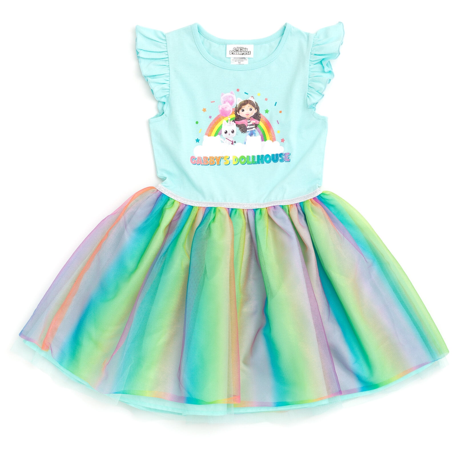 DreamWorks Gabby's Dollhouse Pandy Paws Tulle Dress, Toddler Girl ...