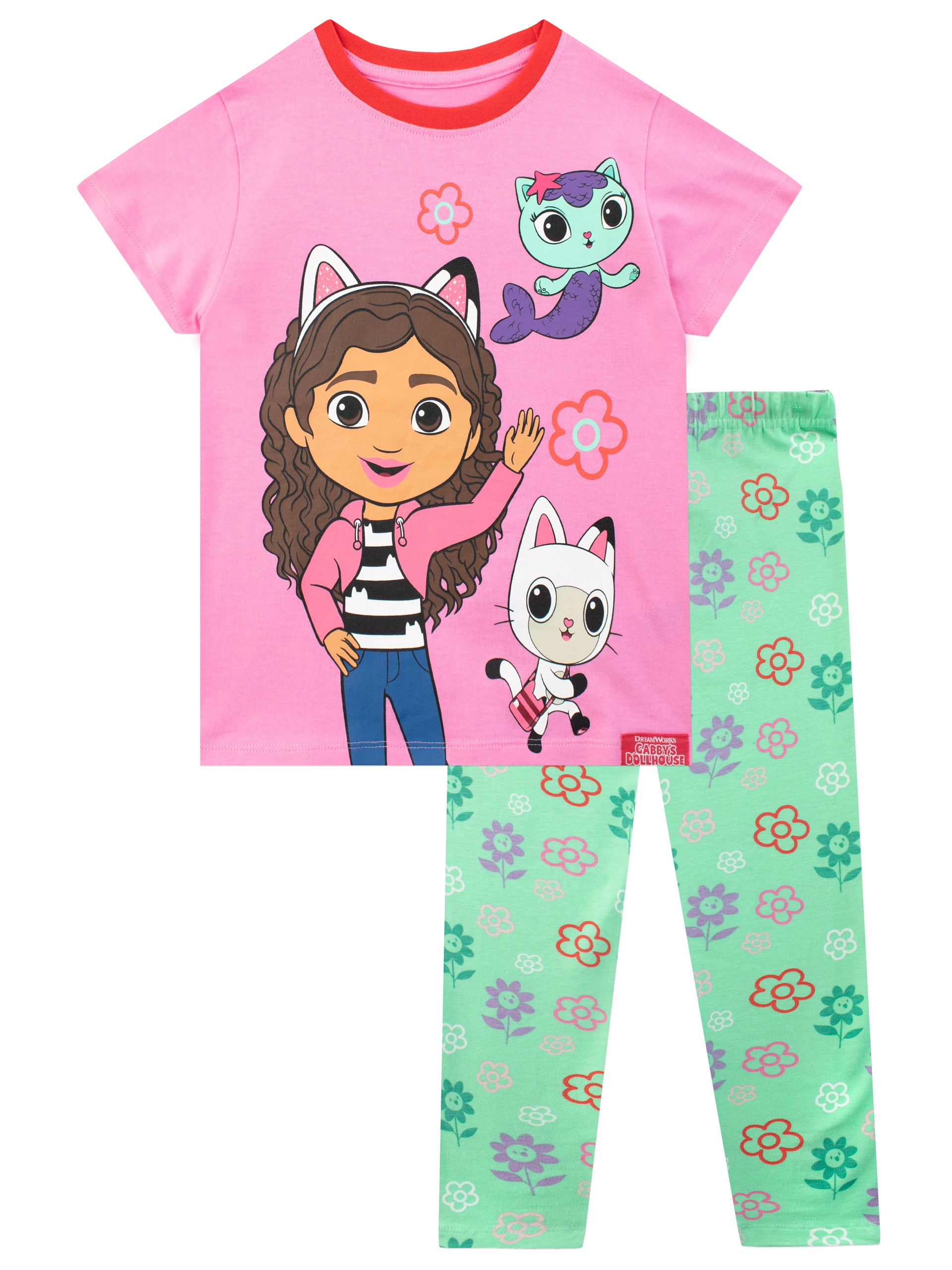 Dreamworks Girls Gabbys Dollhosue T-Shirt and Leggings Outfit Set ...