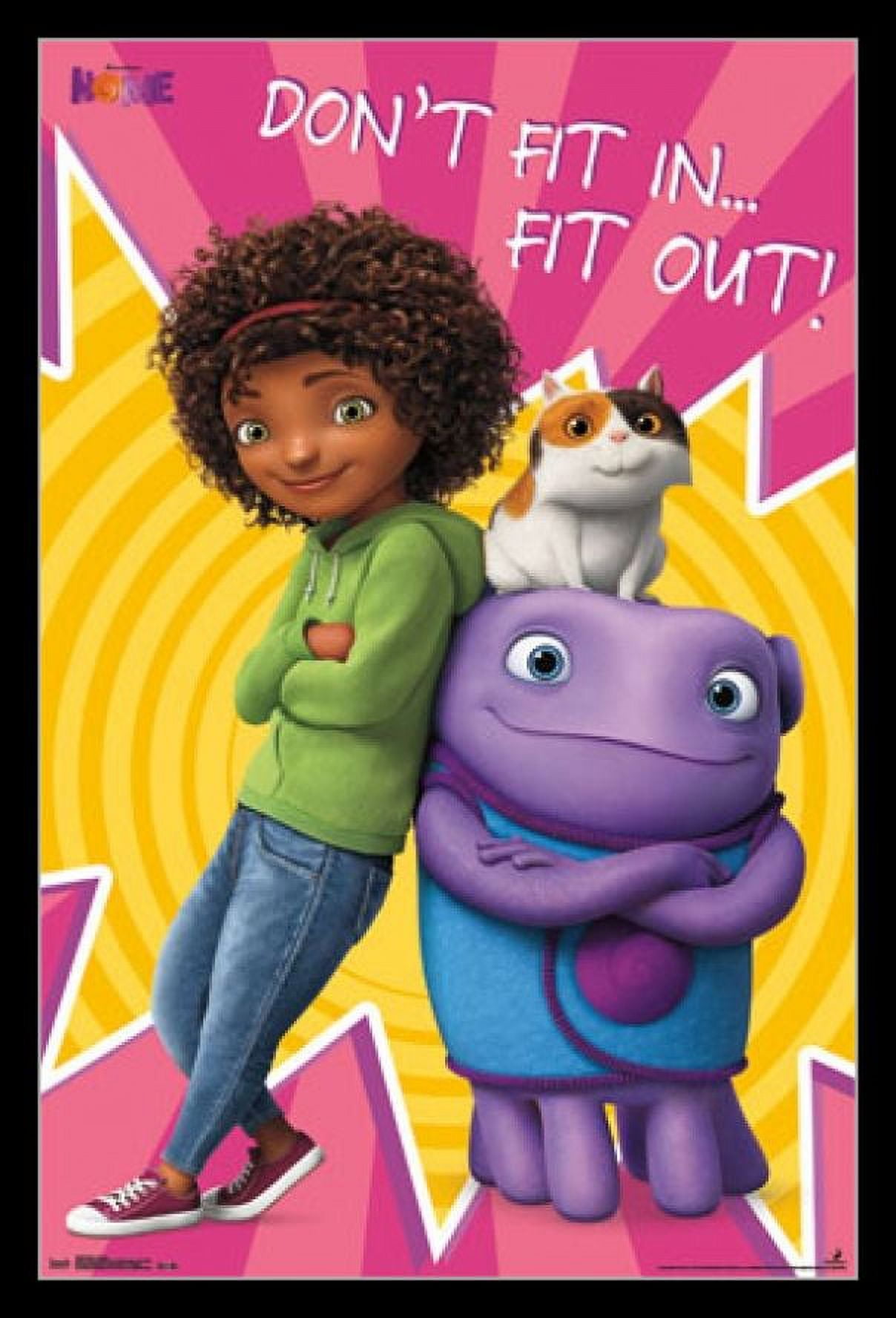 Dreamworks Home - Group Laminated & Framed Poster Print (24 x 36 ...