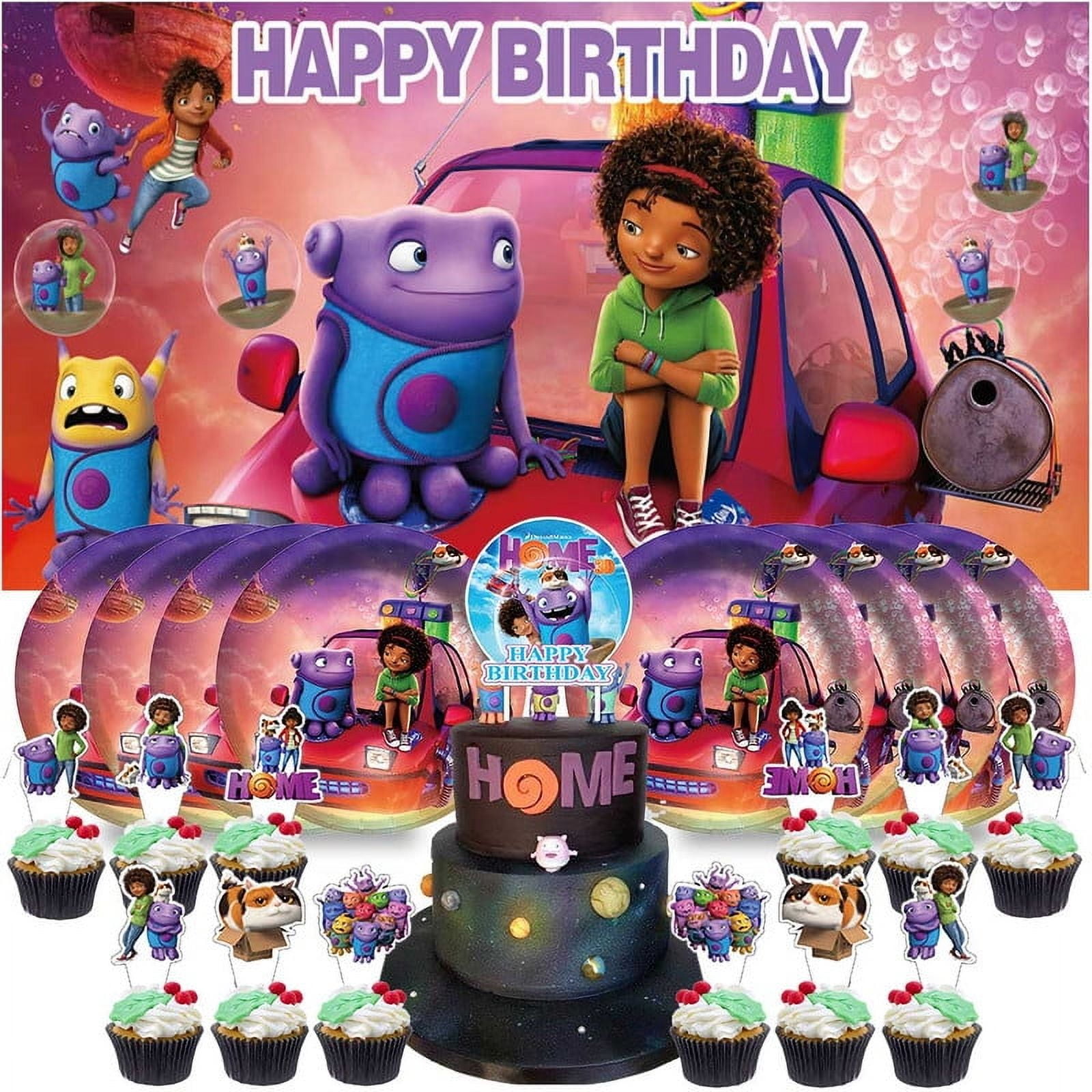 Dreamworks Home Party Supplies Decor Decorations Plates Movie Cake ...