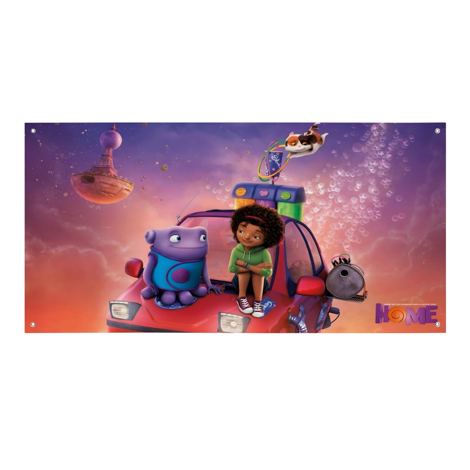 Dreamworks Home-Theme Backdrops Banner Birthday Party Decor Supplies ...