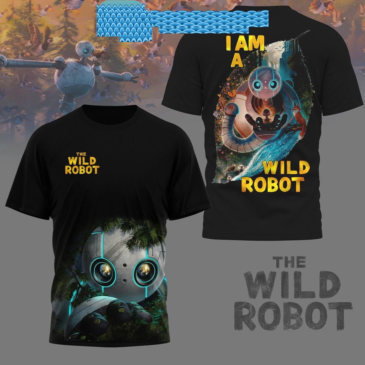Dreamworks I Am A Wild Robot 2024 Movies Hoodie T-Shirt - Walmart.com