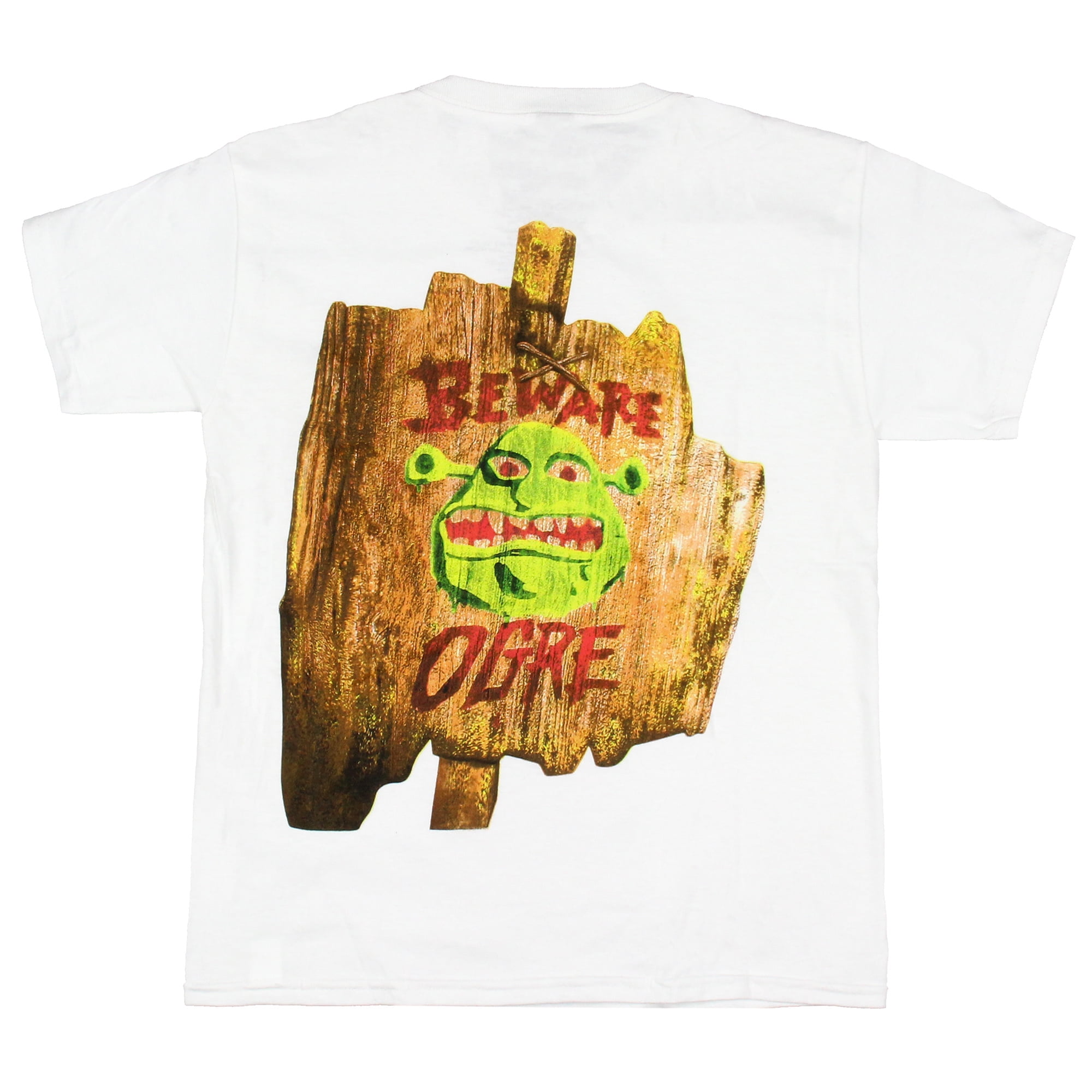 Dreamworks Shrek Boys' Beware Of Ogre Youth Short Sleeve Graphic Print ...