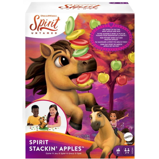 Dreamworks Spirit Untamed Spirit Stackin' Apples Kids Game, Treat ...