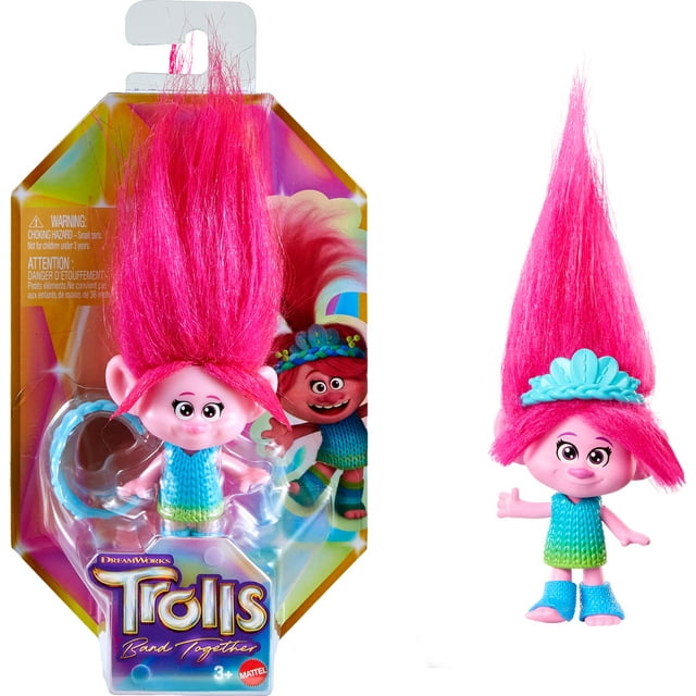 Dreamworks Trolls Band Together Queen Poppy Small Doll, Toys Inspired ...