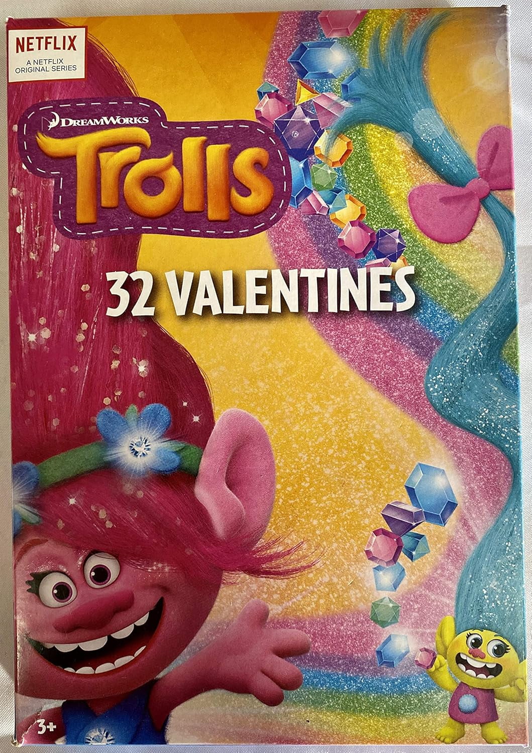 Dreamworks Trolls Valentine's Day Cards For Kids, 32 piece - Walmart.com