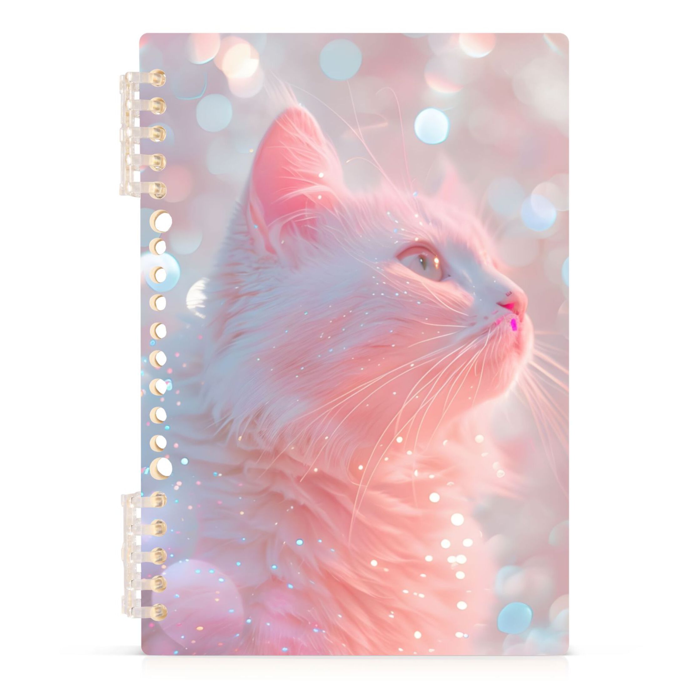 Dreamy Cat Spiral Notebooks 60 Sheets 120 Pages A5 Journal Notepad 8 ...