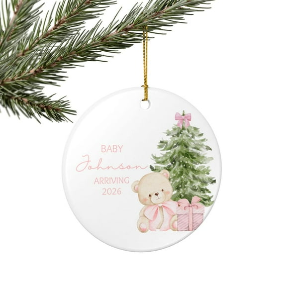 The Dreamy Den Baby Announcement Ornament 2026, Pregnancy Reveal ...