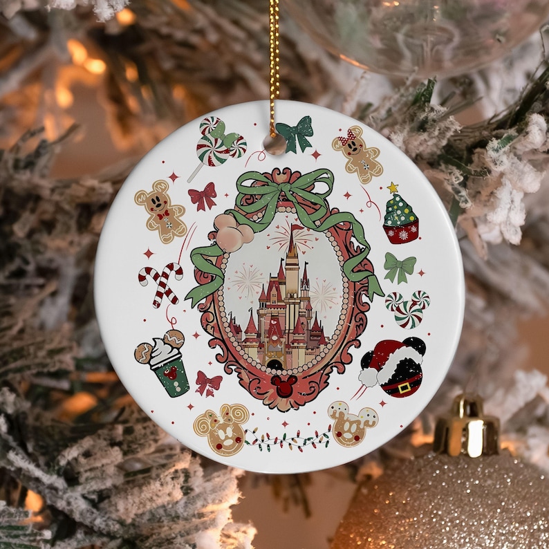 The Dreamy Den Fairytale Castle Winter Wishes Ornament: Magic Kingdom ...