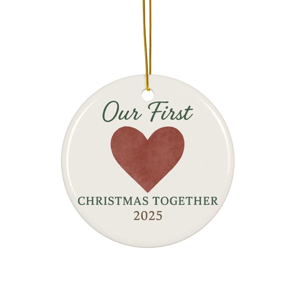 The Dreamy Den Our First Winter Wishes Together Ornament 2025 Rustic ...