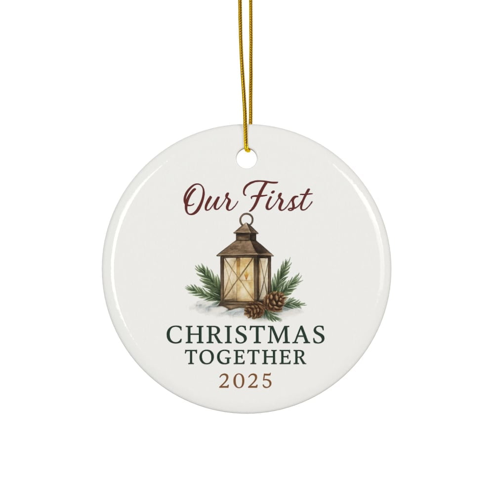 The Dreamy Den Our First Winter Wishes Together Ornament 2025 Rustic ...