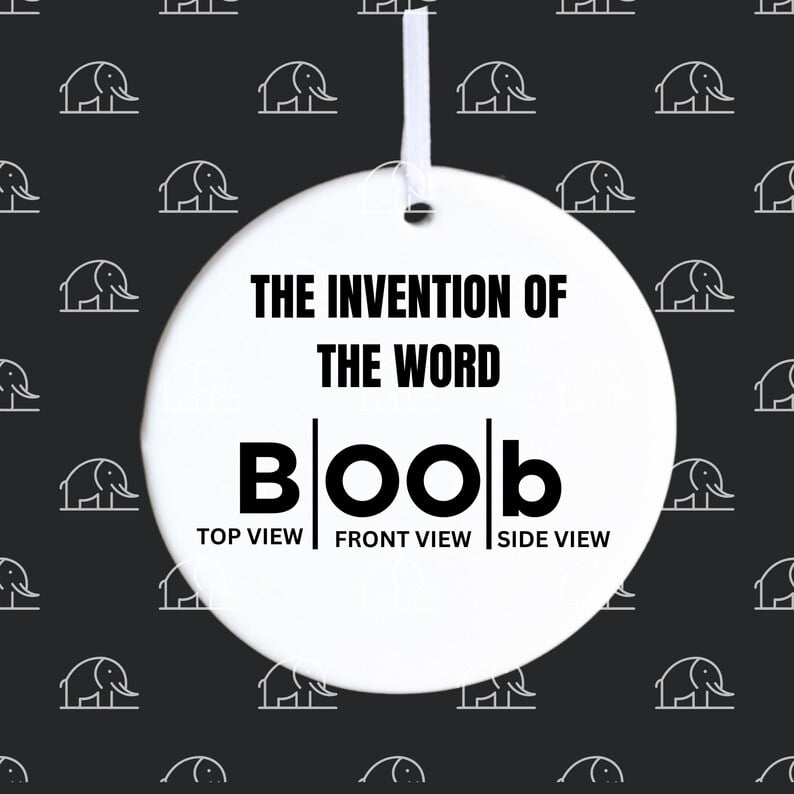The Dreamy Den Invention Of Word Ornament, Coworker Ornament, White ...