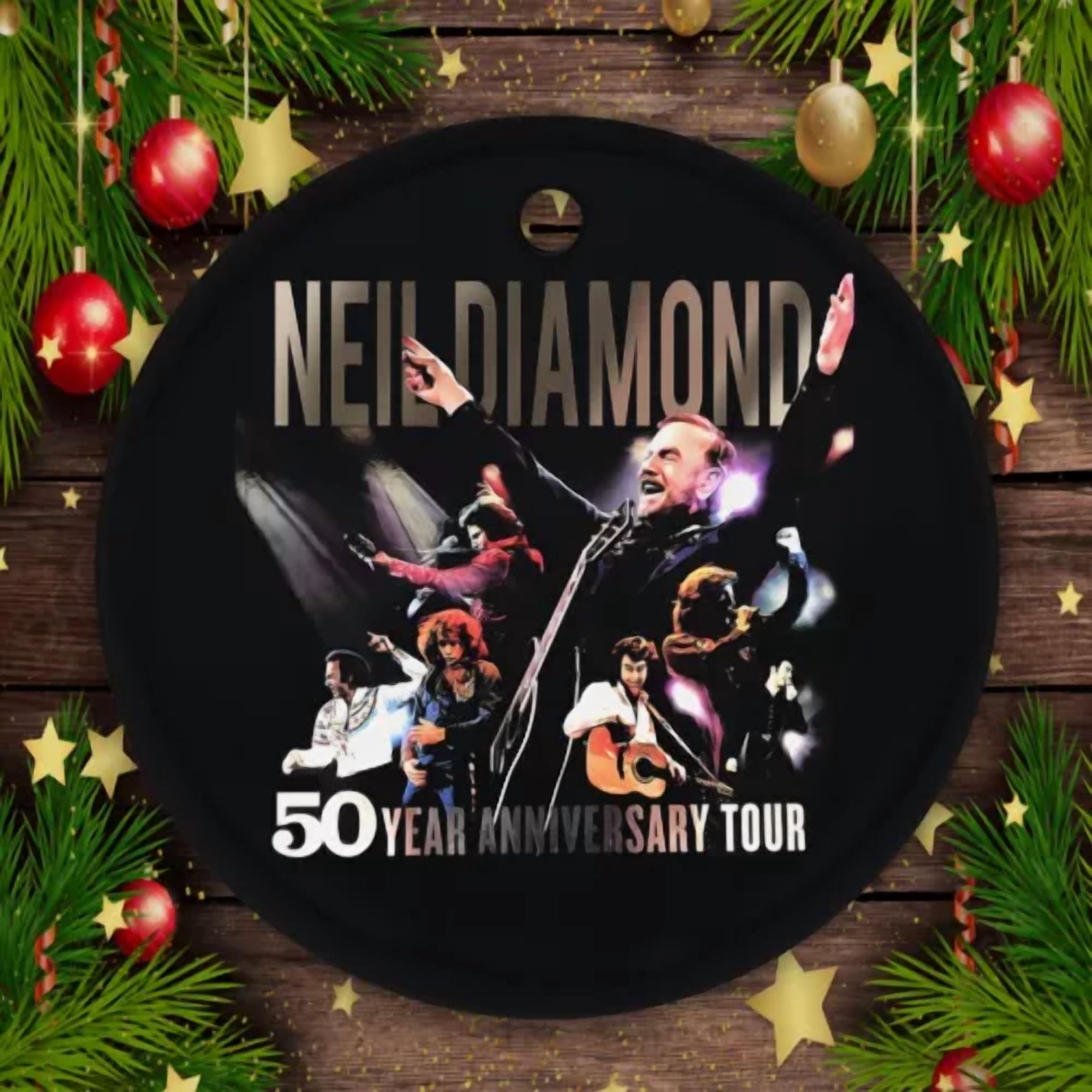The Dreamy Den Neil Diamond Ornament Fans Gift Christmas Ornament Gift ...