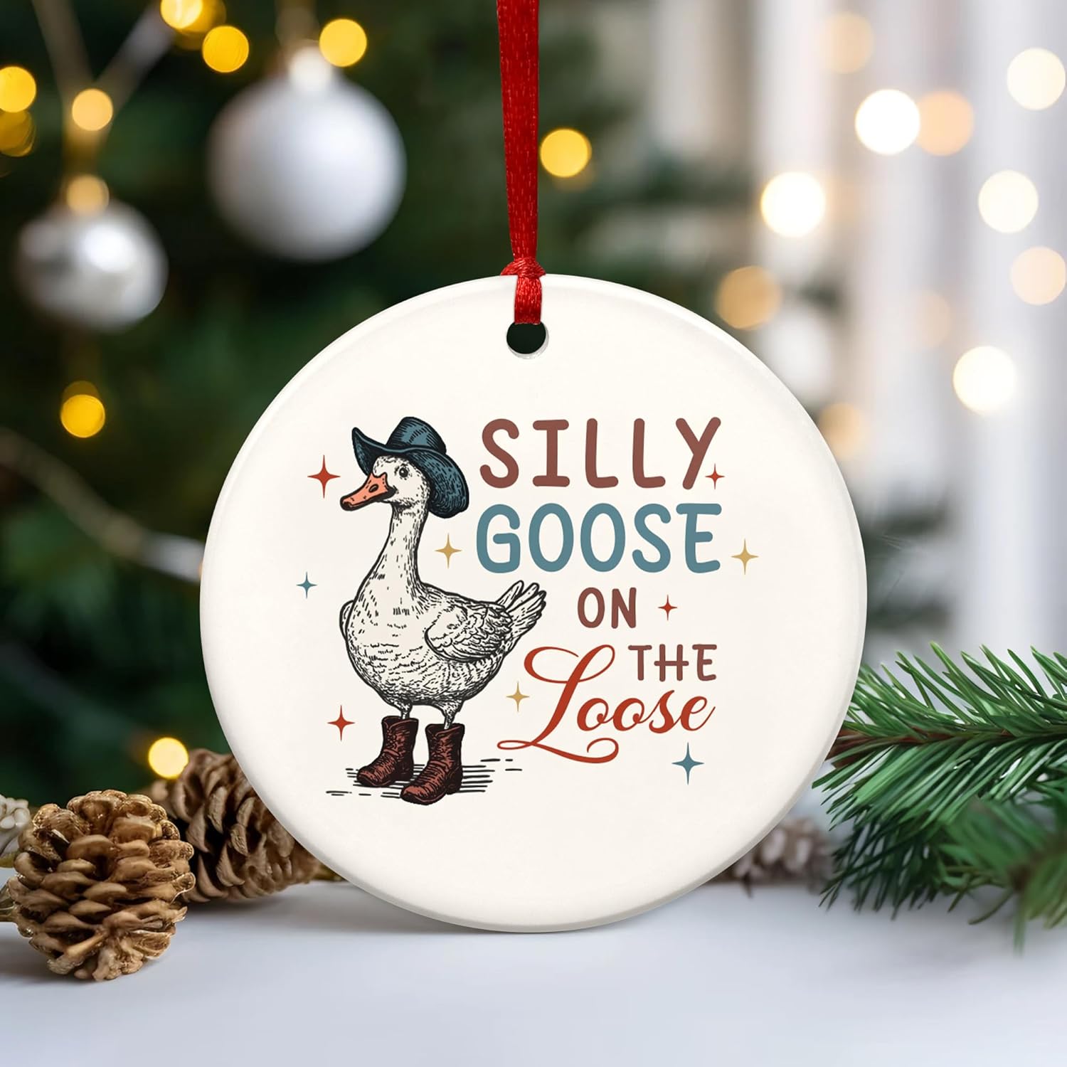 The Dreamy Den Women - Xmas Ornaments 2025, Goose Home, Room Decor ...