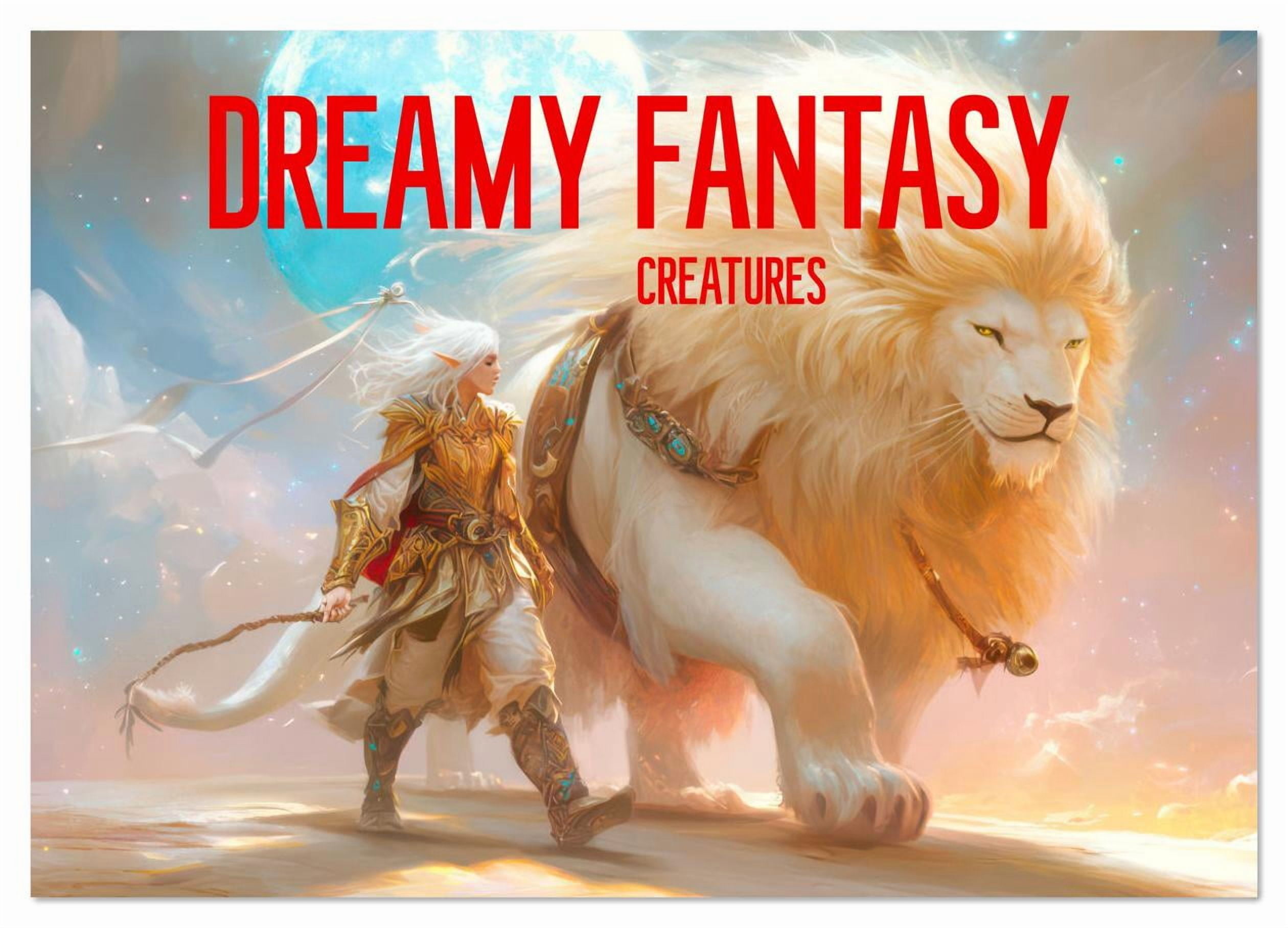 Dreamy Fantasy Creatures (Monthly Wall Calendar 2026 11.7 x 16.5 (open ...