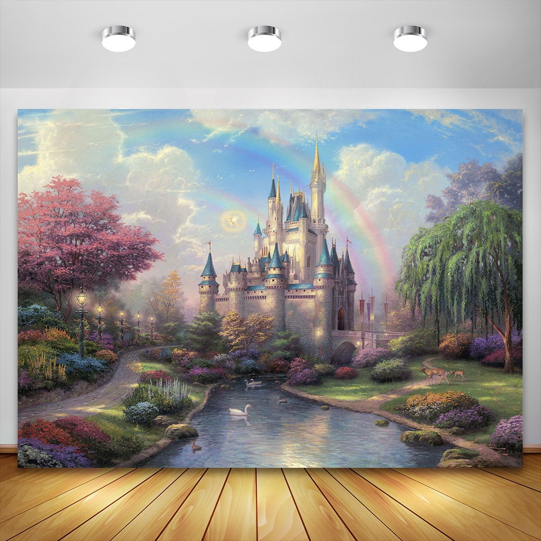 Dreamy Forest Bokeh Birthday Party Photography Backdrop Banner ...