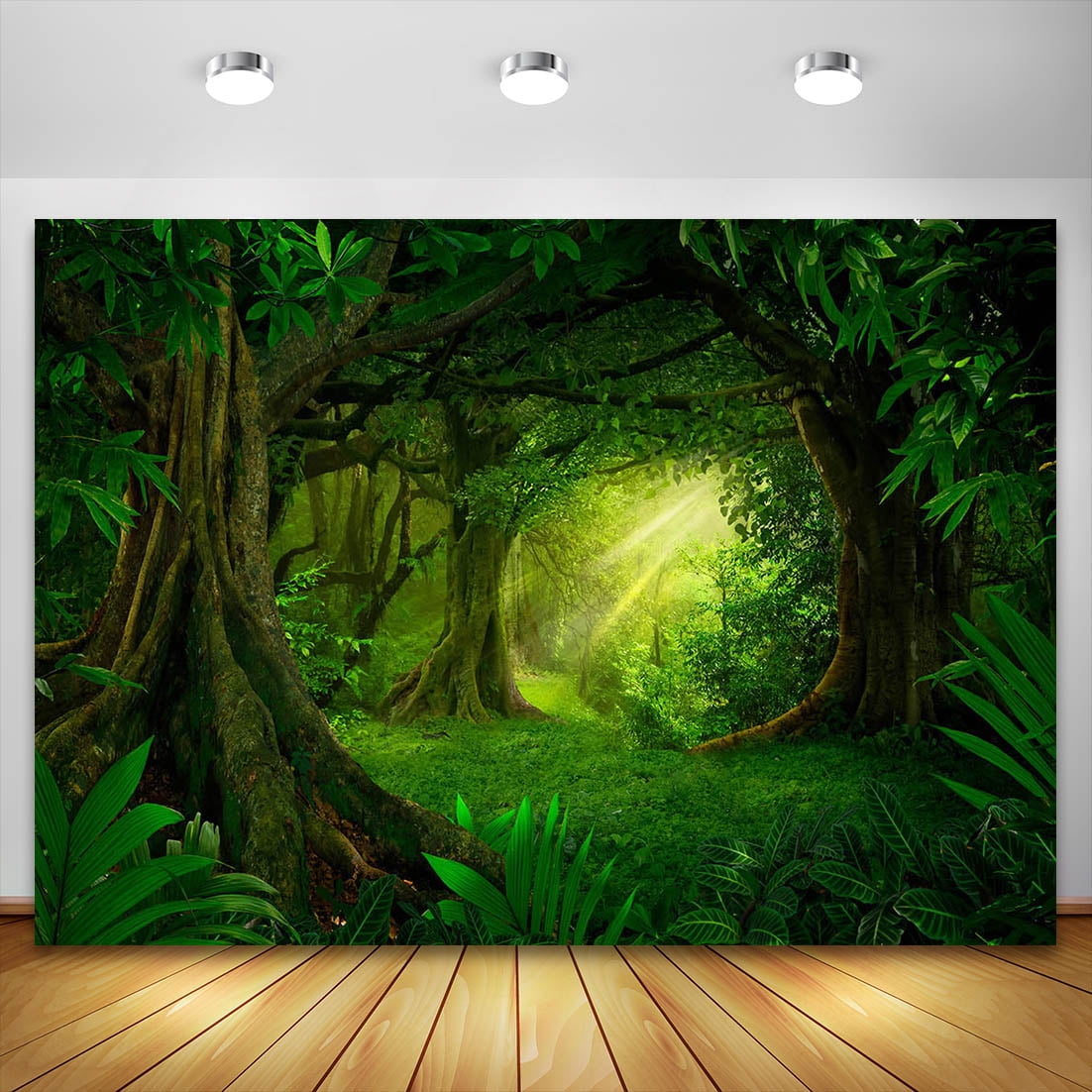 Dreamy Forest Bokeh Birthday Party Photography Backdrop Banner Childeren Baby Photoz ration ...