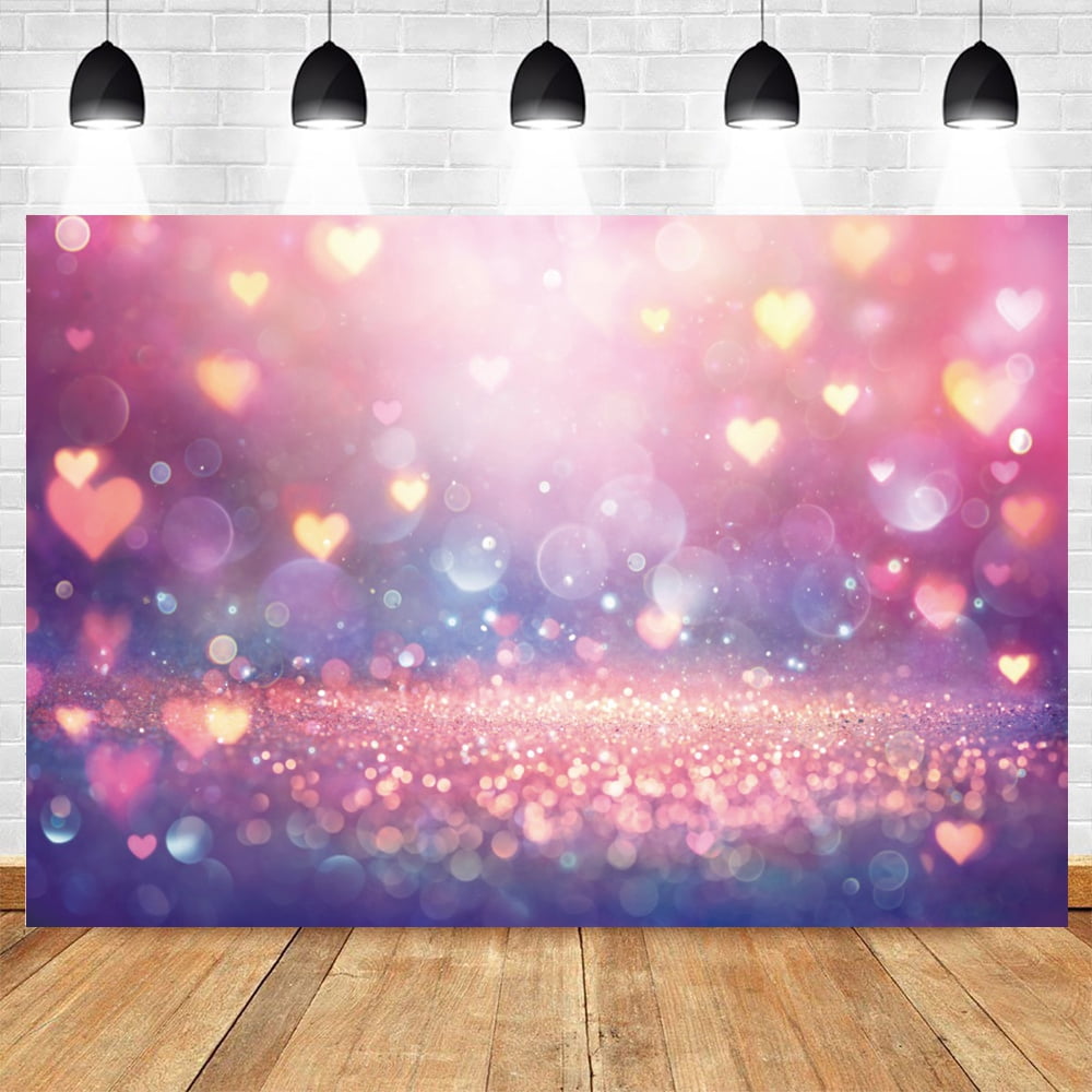 Dreamy Glitter Spots Backdrop Photography Gold Shiny Light Wedding Baby ...